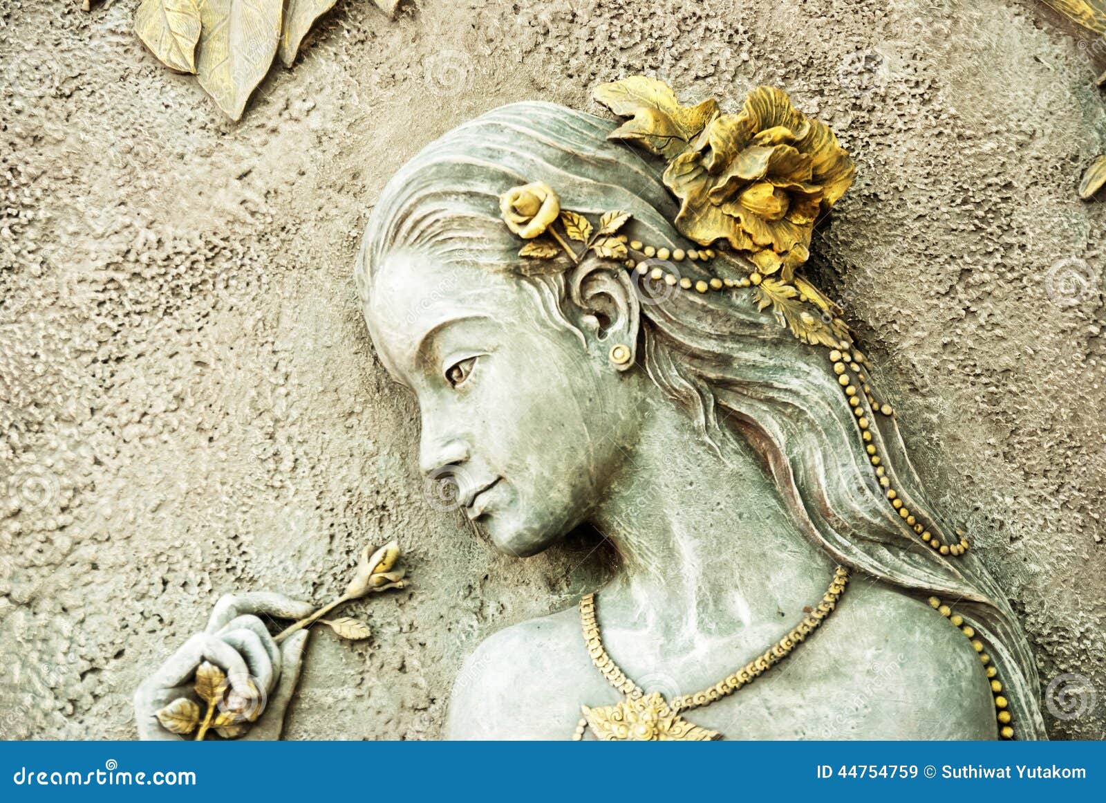 Kinnaree Stucco Work, Kinnaree Is An Angel With Wings Royalty-Free ...