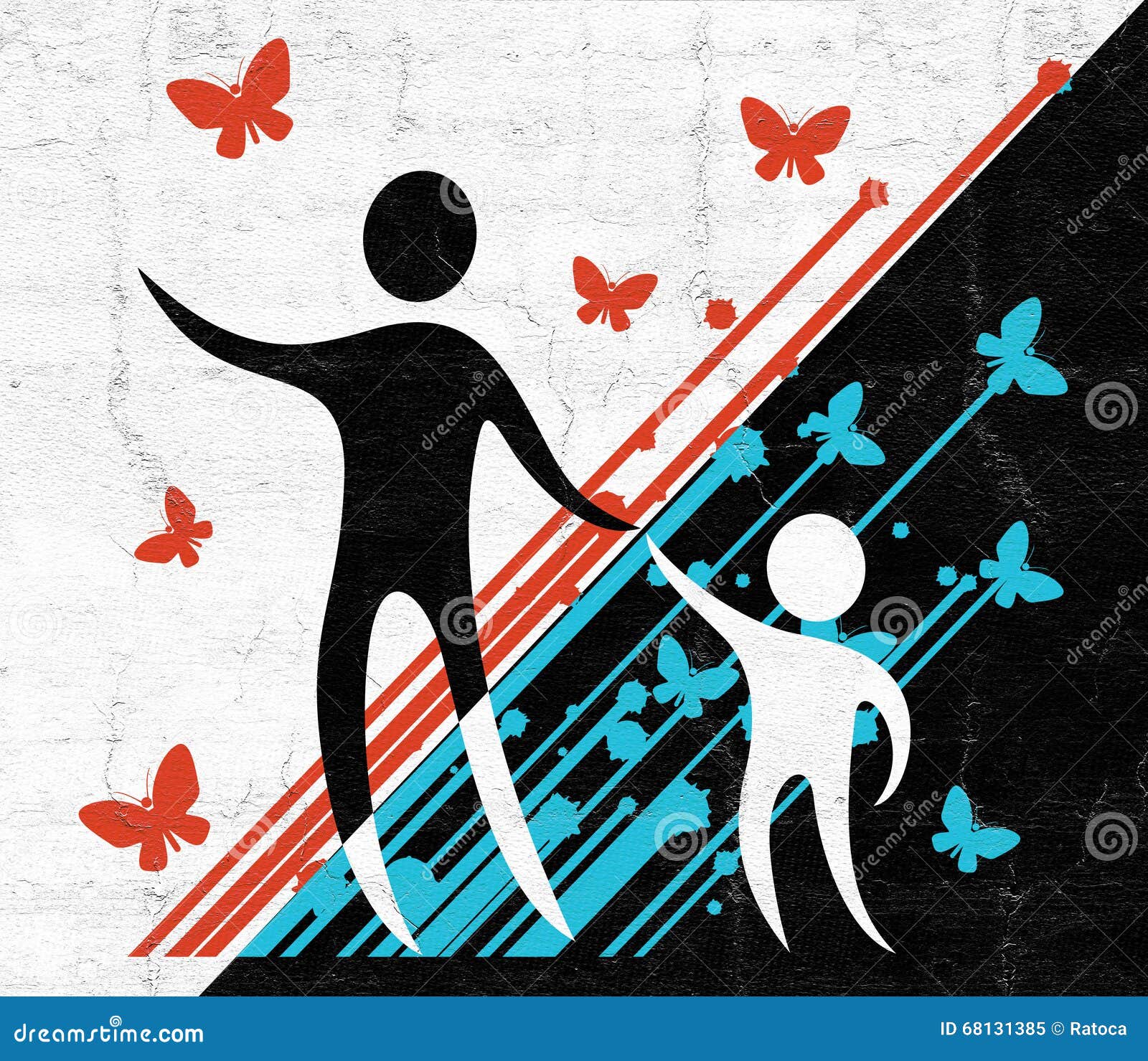 Art imaginative symbol stock illustration. Illustration of blue - 68131385