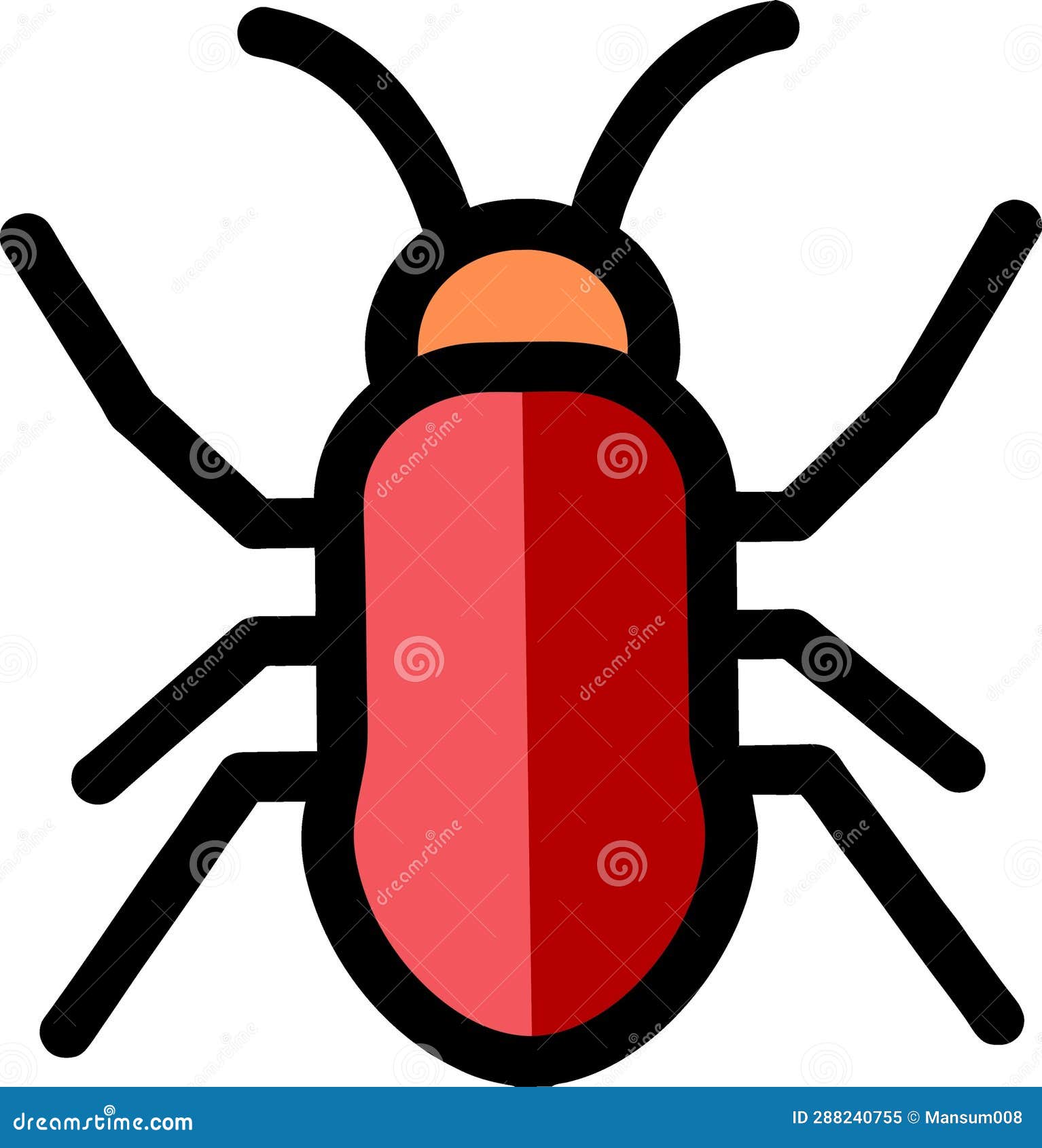 Insect. Web Icon Simple Illustration Stock Illustration - Illustration ...