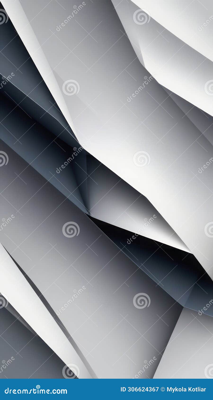 Art for Inspiration from Folded Shapes and White Stock Image - Image of ...