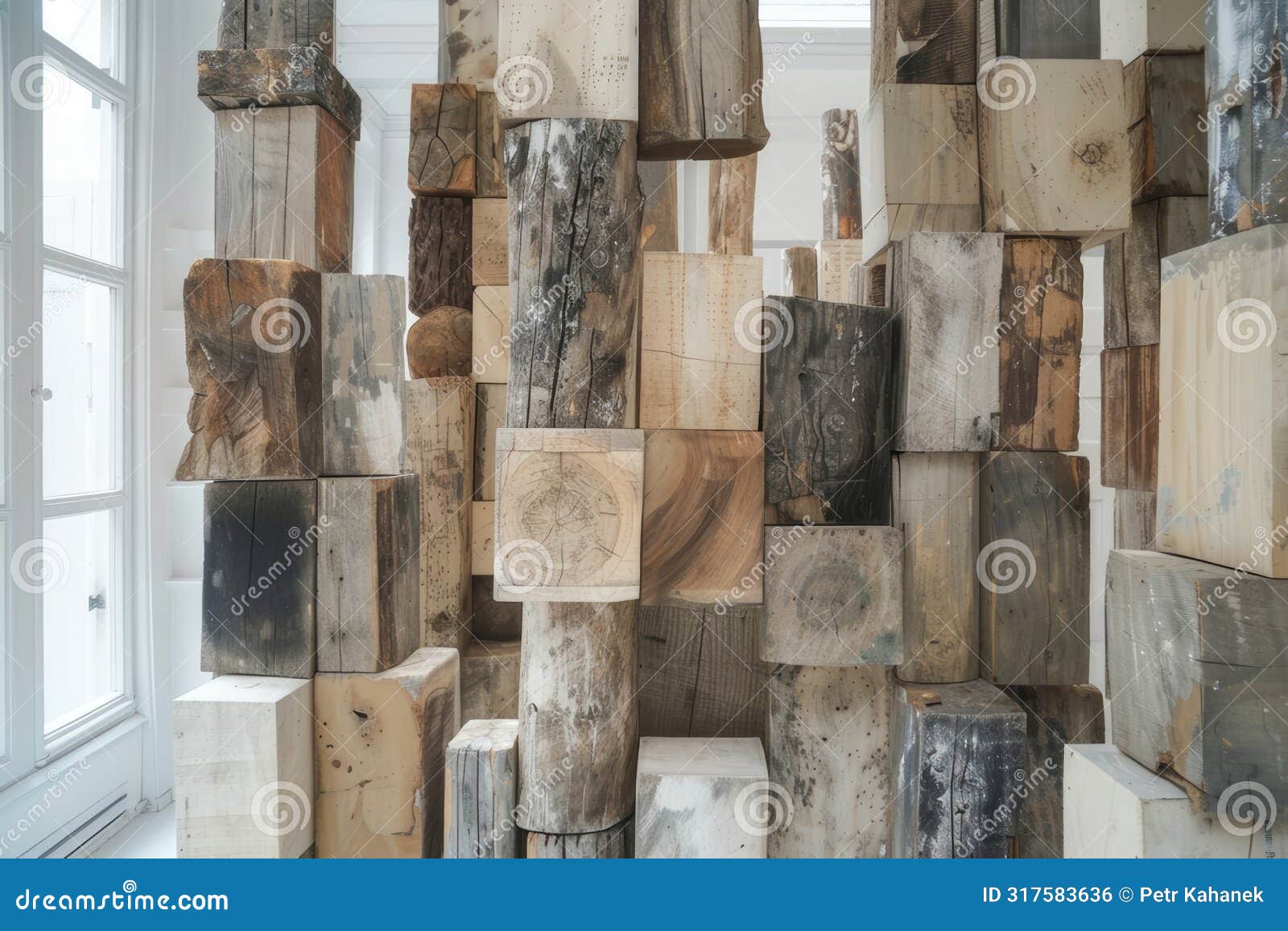 Art Installation Created with Reclaimed Timber Pieces, Exploring ...