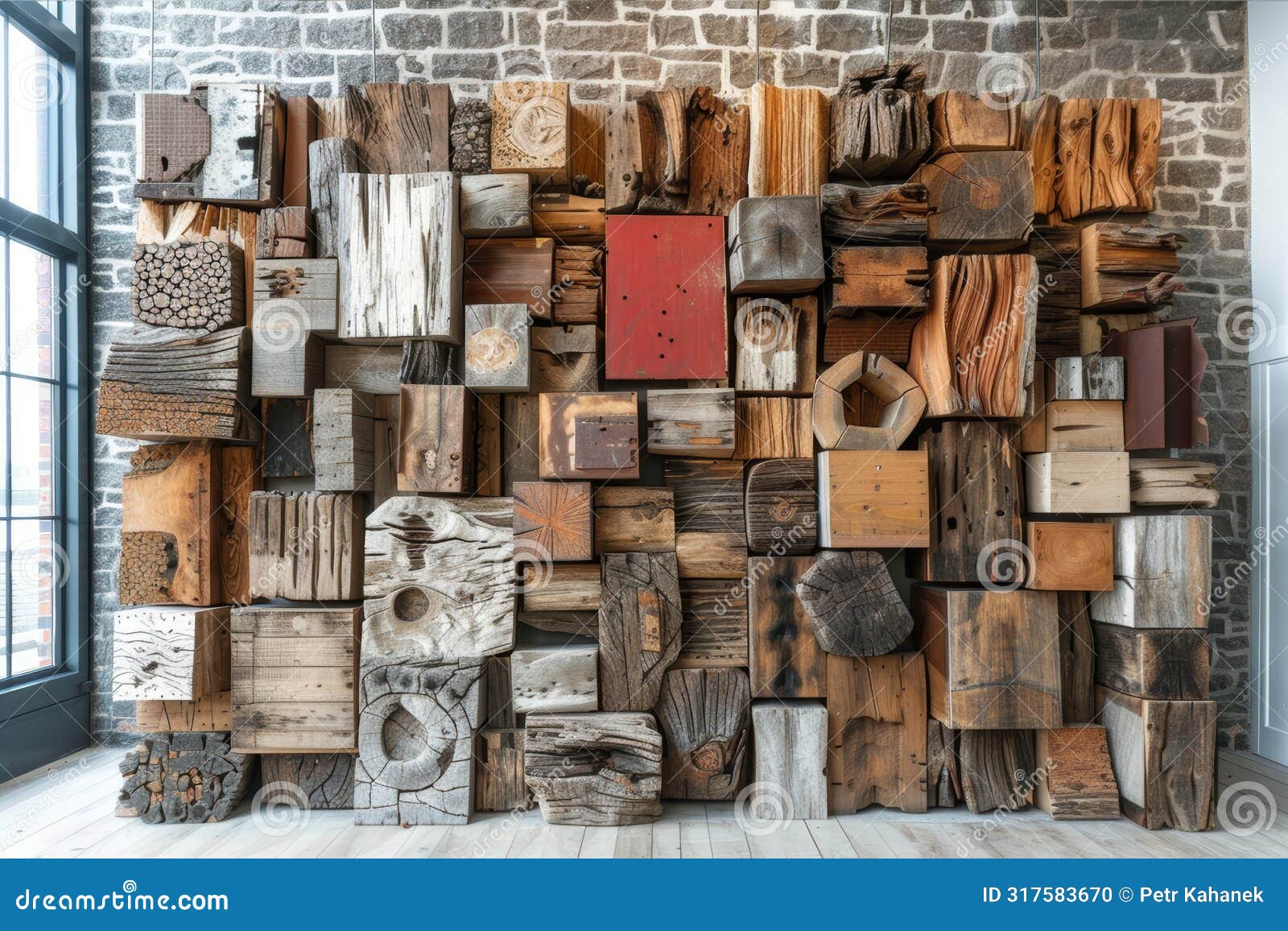 Art Installation Created with Reclaimed Timber Pieces, Exploring ...