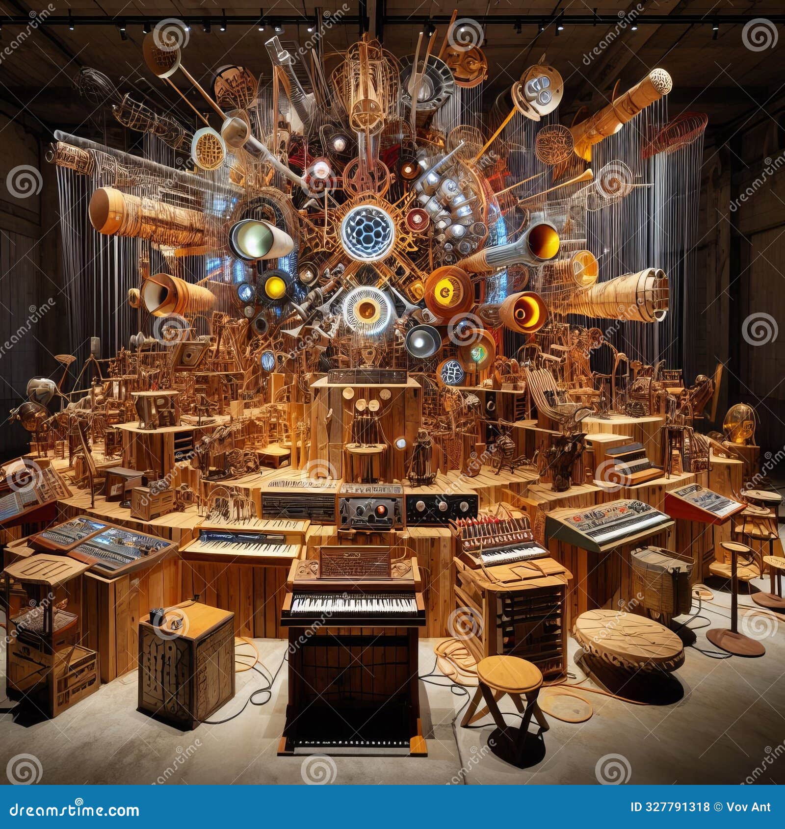 72 13. an Ar T Installation Featuring a Sound S Culpture Created F ...