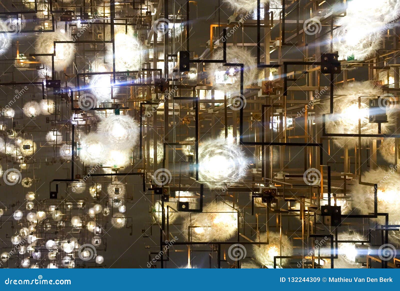 Art installation in museum editorial stock image. Image of decor ...