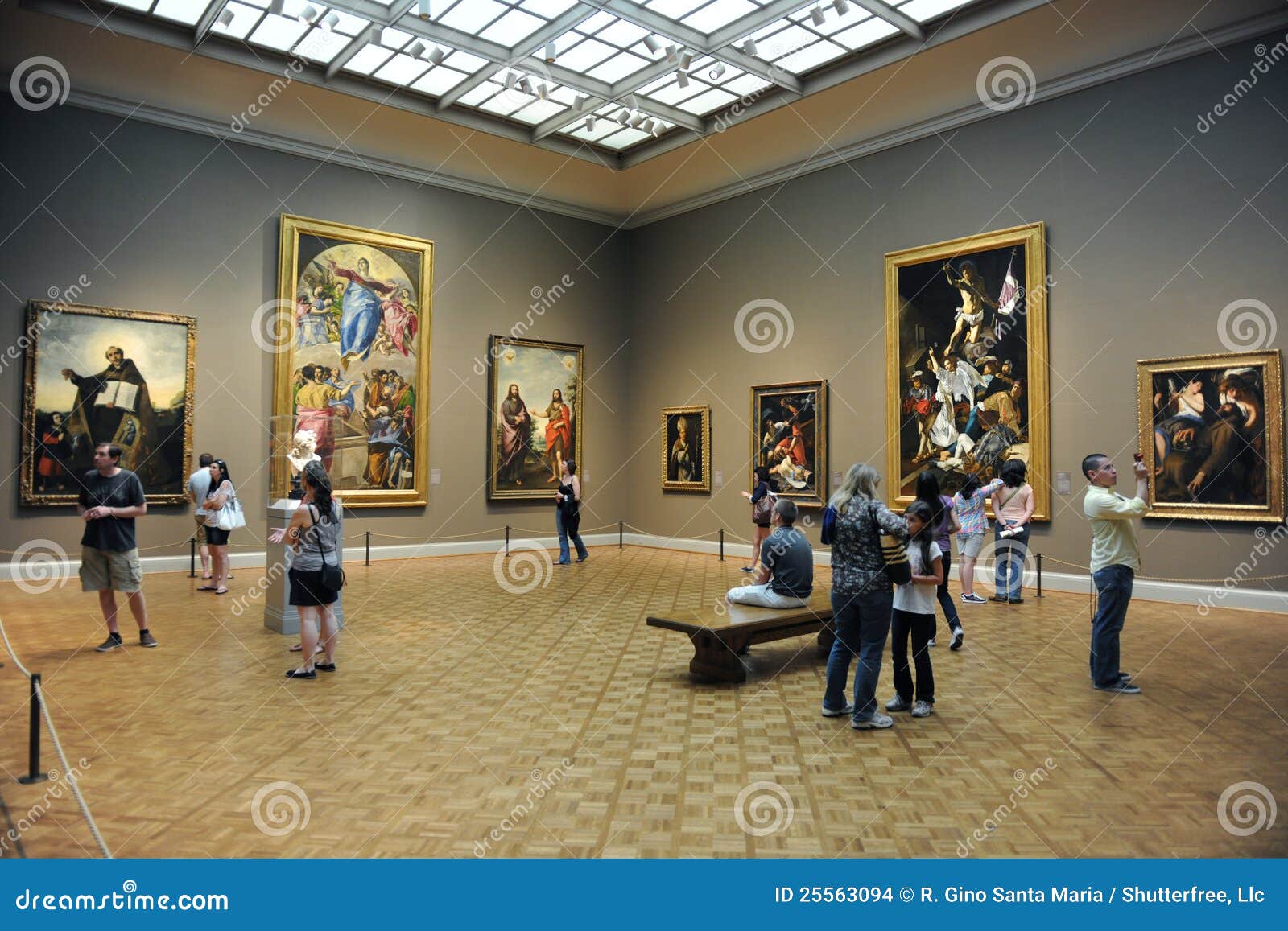 Art Institute of Chicago Gallery Editorial Stock Image - Image of ...