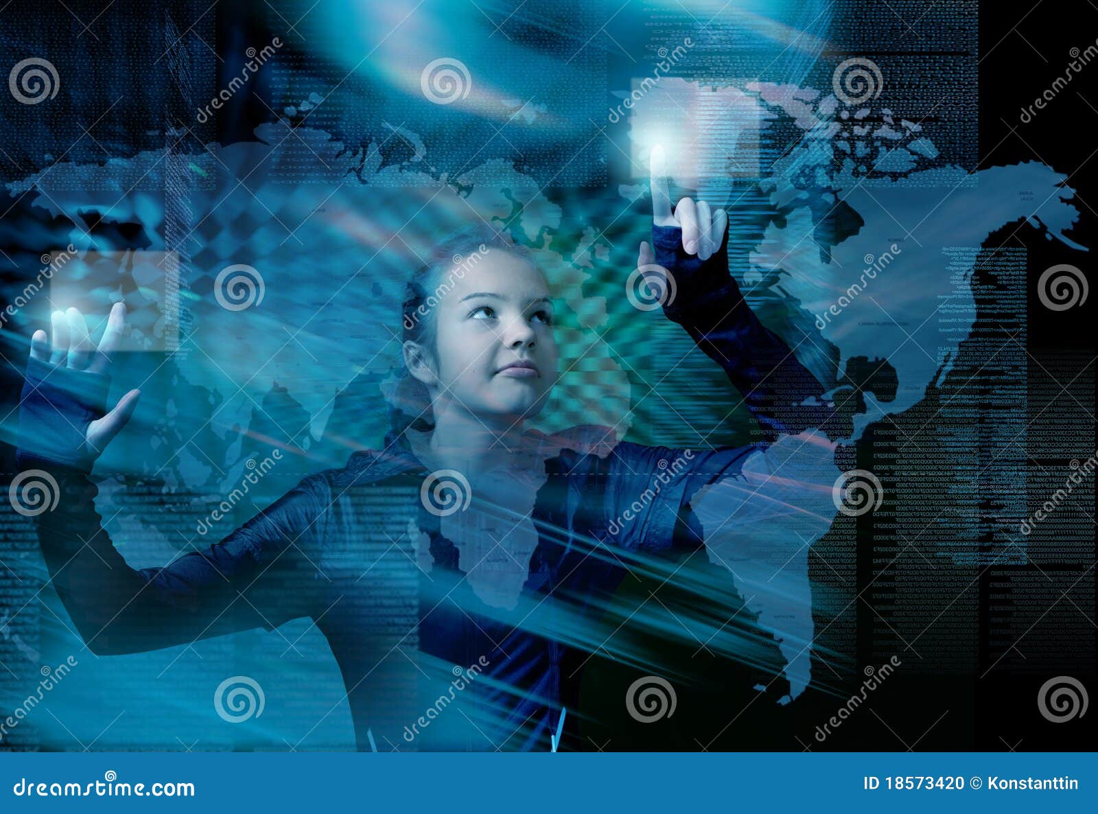 Art Internet Business Communication Stock Photo - Image of smiling ...