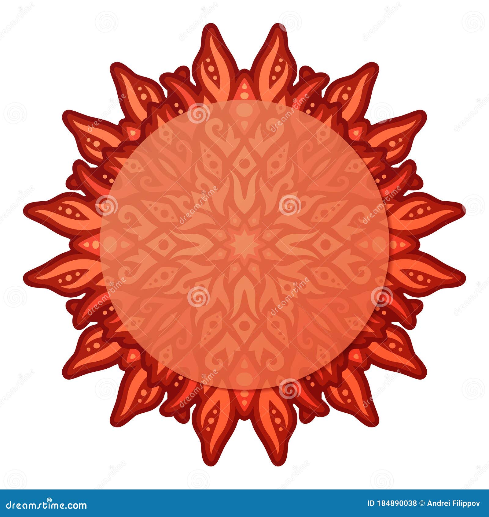 Art with Isolated Red Single Fire Pattern Stock Vector - Illustration ...