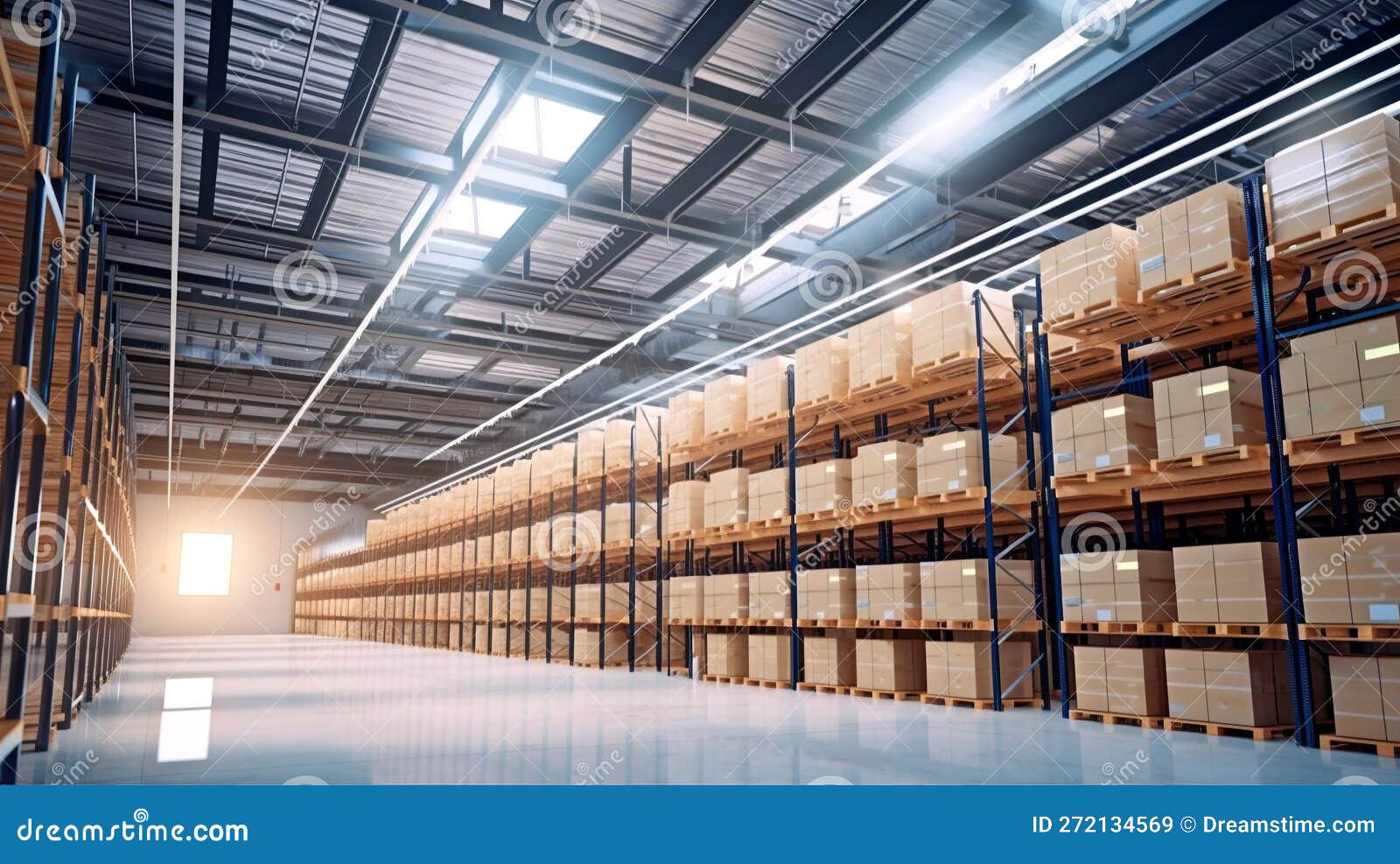 The Art of Logistics, a Clean, Efficient Warehouse Filled with ...