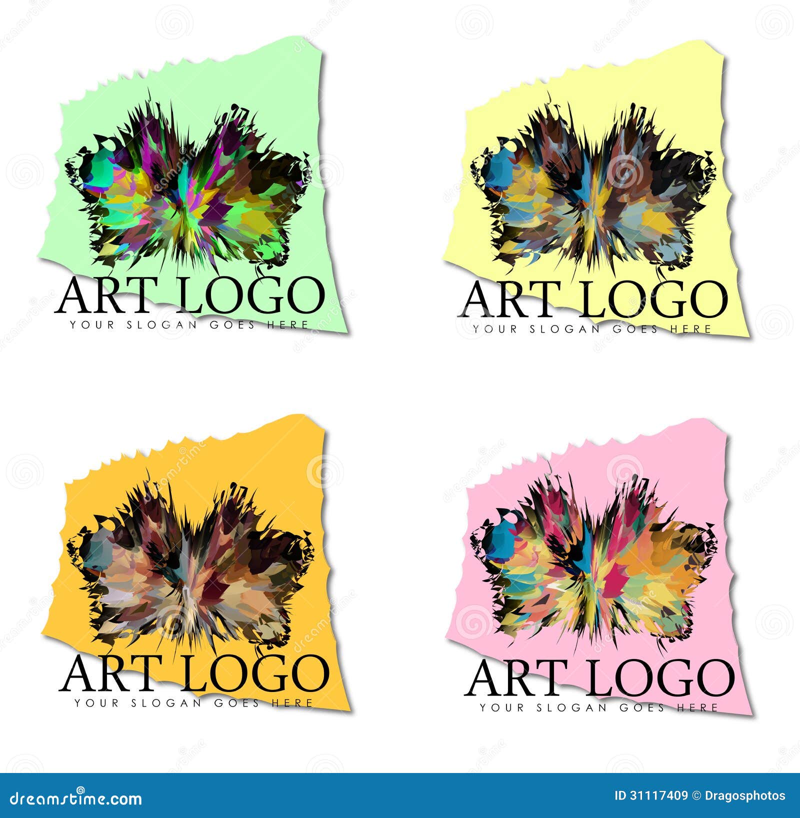 Art Logo Designs De Explosion Illustration Stock - Illustration du ...