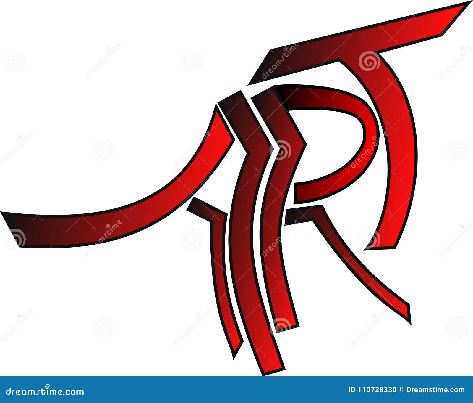 Art Logo Oder Rote Farbe Clipart Stockfoto - Illustration von kunst ...