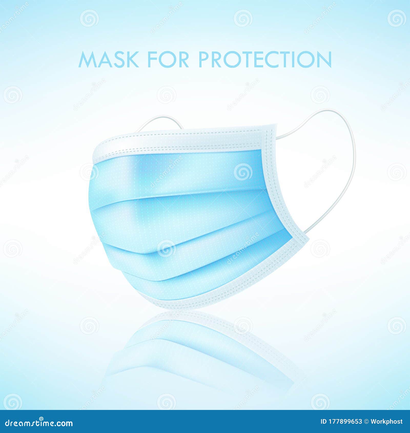 Art. Medical Set. Protective Medical Face Mask Vector Stock Vector ...