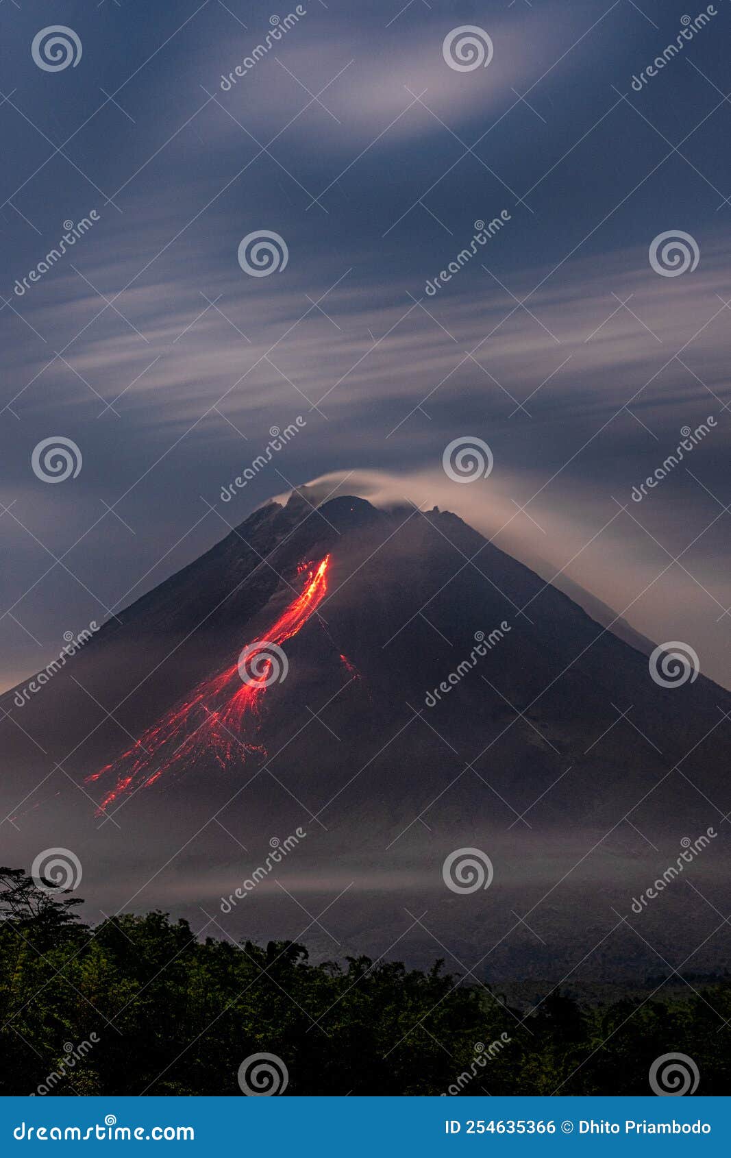 The art of Merapi Lava stock photo. Image of screenshot - 254635366