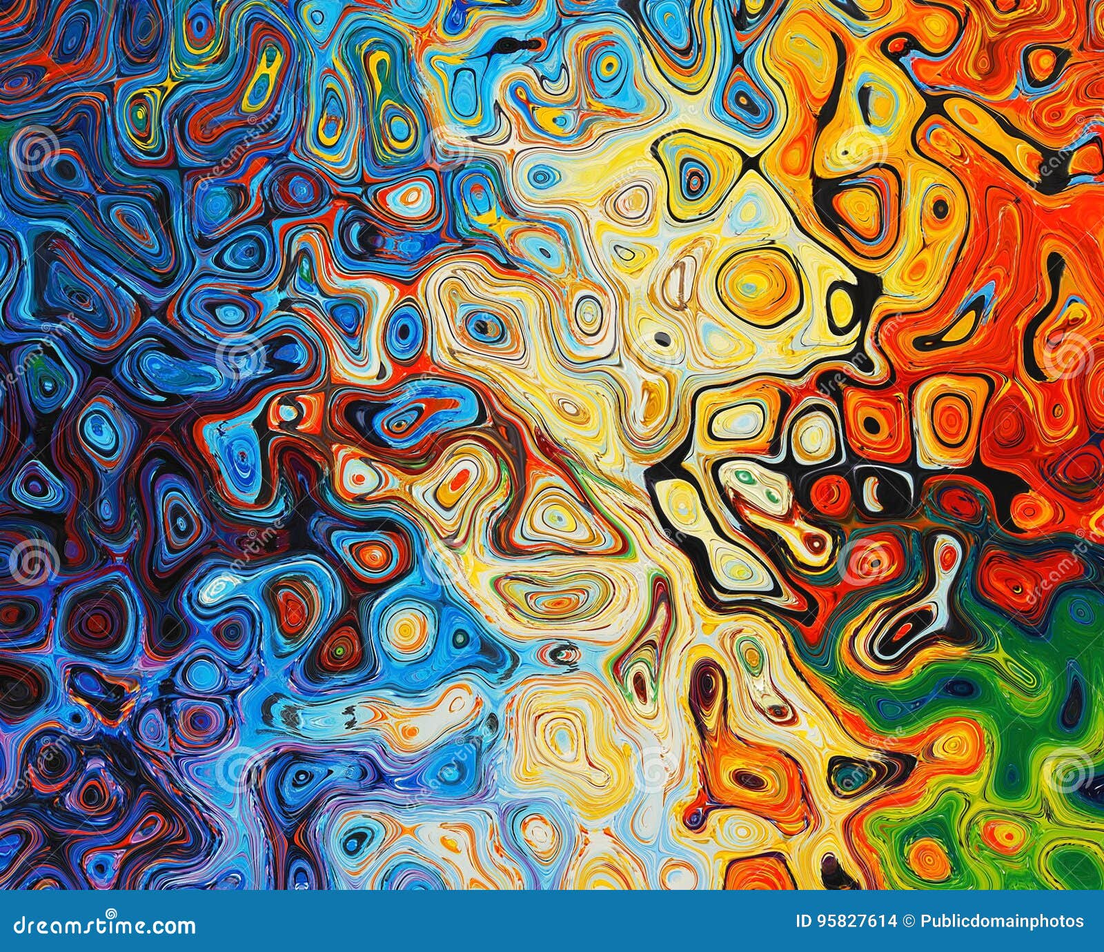 Art, Modern Art, Pattern, Psychedelic Art Picture. Image: 95827614