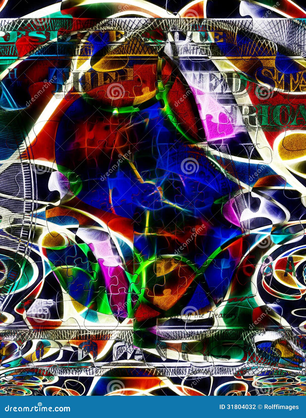 Art Money Abstract moderne illustration stock. Illustration du ...