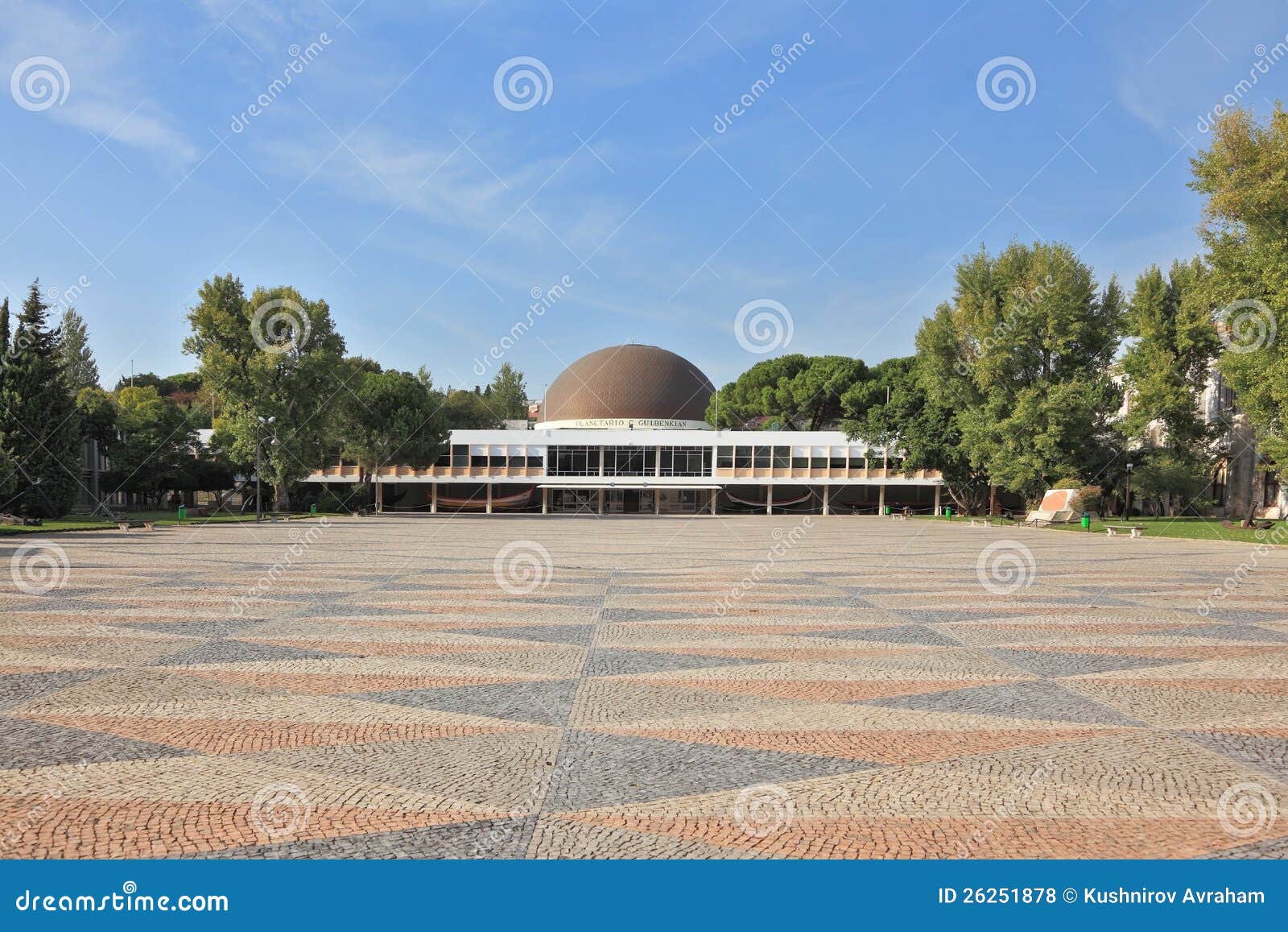Art Museum with a Circular Dome Stock Photo - Image of architecture ...