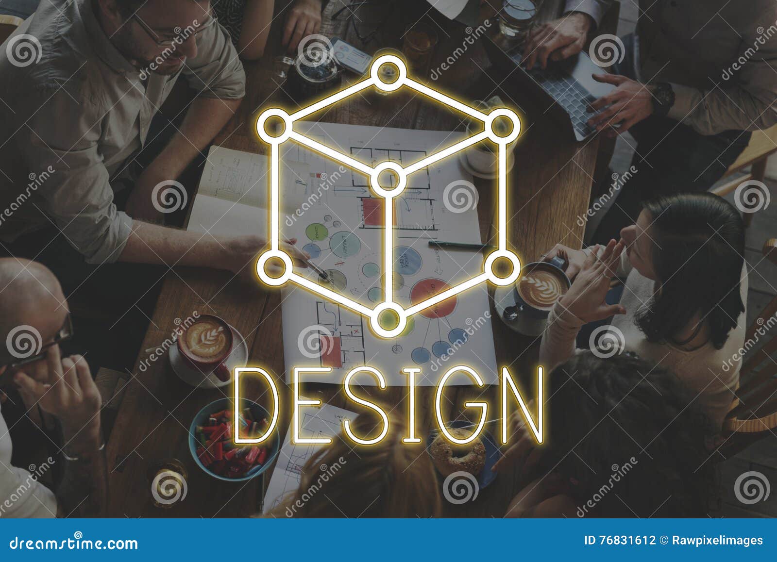 Art Notion Scheme Thought Vision Visual Graphic Concept Stock Photo ...