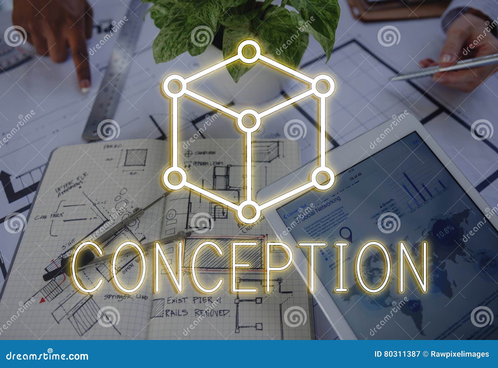 Art Notion Scheme Thought Vision Visual Graphic Concept Stock Image ...