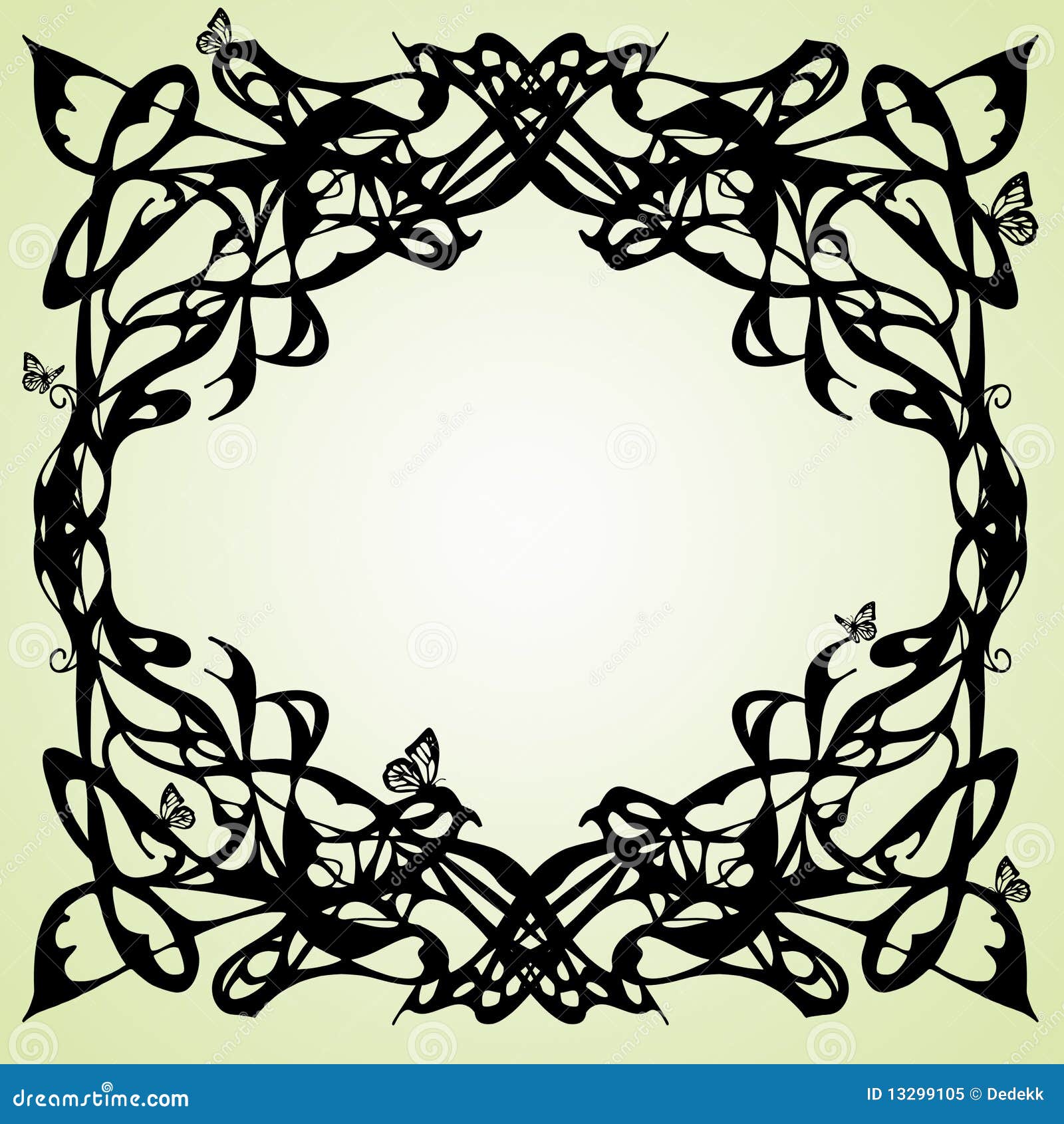 Secession Frame Vector Illustration | CartoonDealer.com #22251736