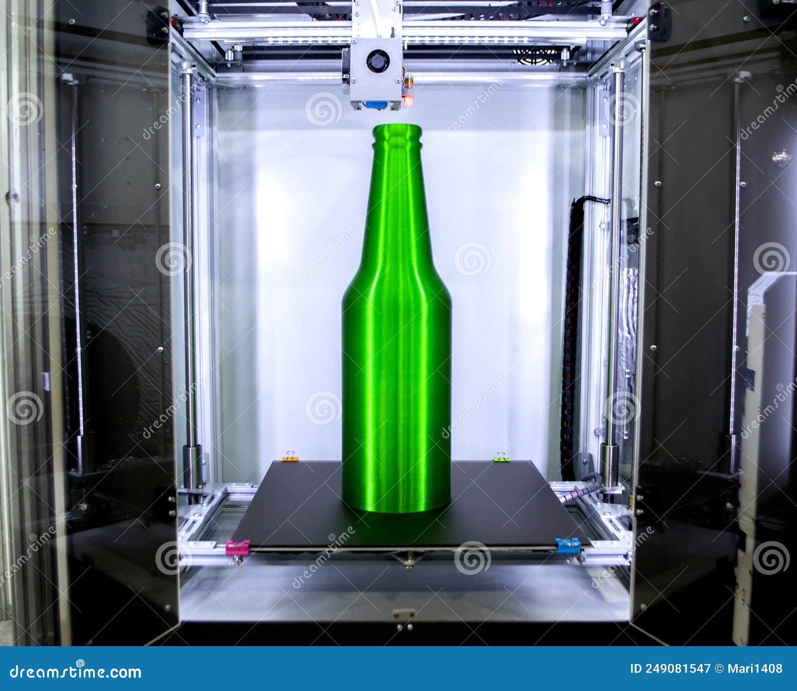 Inside Desktop PC Gaming And Cooling Fan CPU System With Multicolored ...