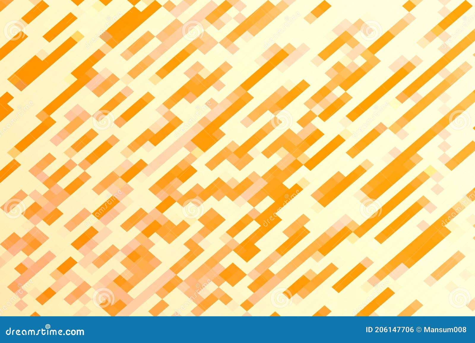 Orange Color Abstract Pattern Background Stock Illustration ...