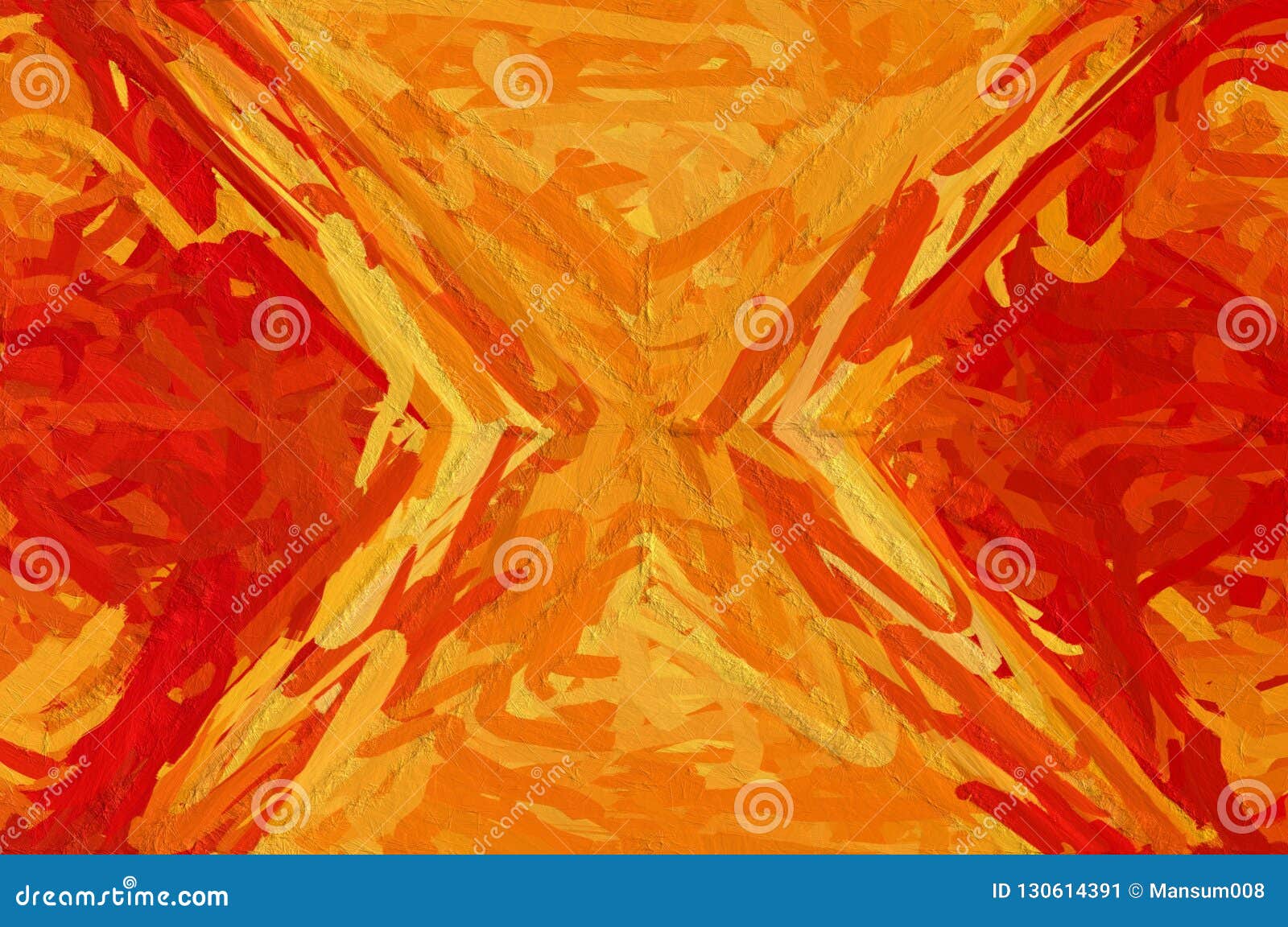 Art Orange Color Abstract Pattern Background Stock Illustration ...