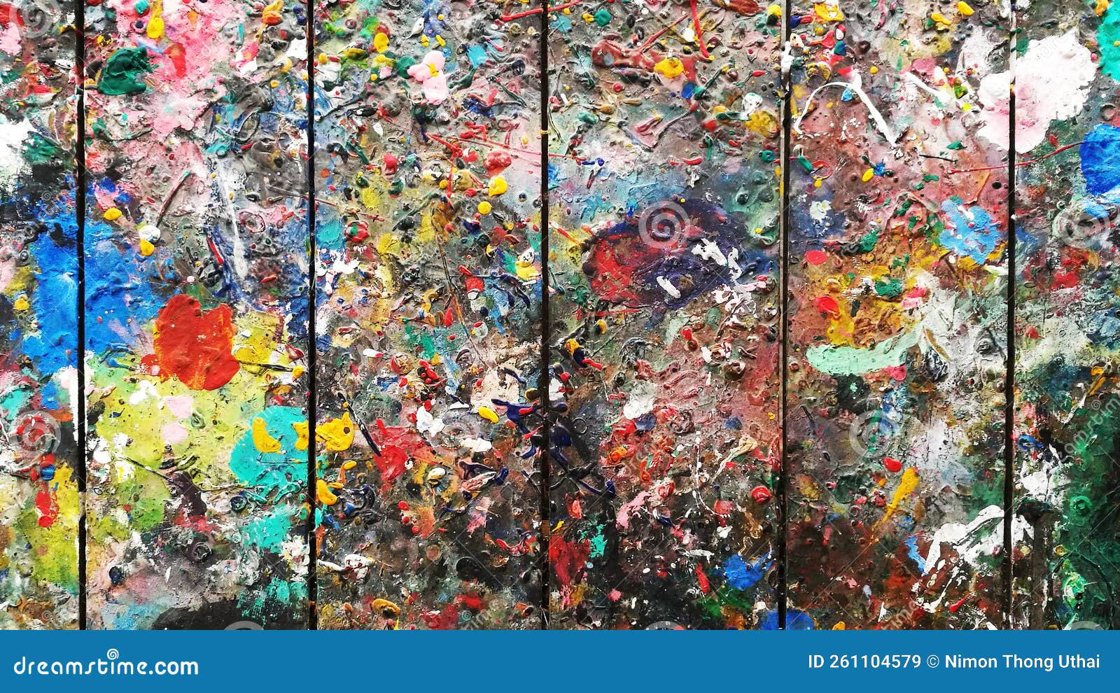 Art Paint of Bright Multi Coloured Stock Image - Image of composition ...