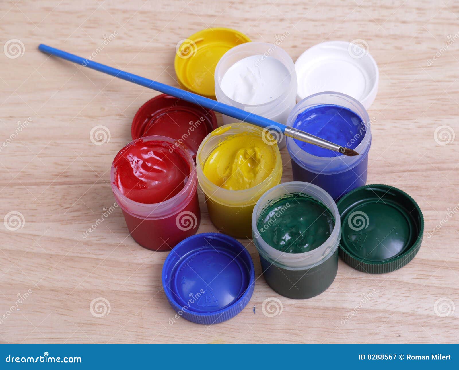 Art paint tubes stock image. Image of blue, painting, paintbrush - 8288567