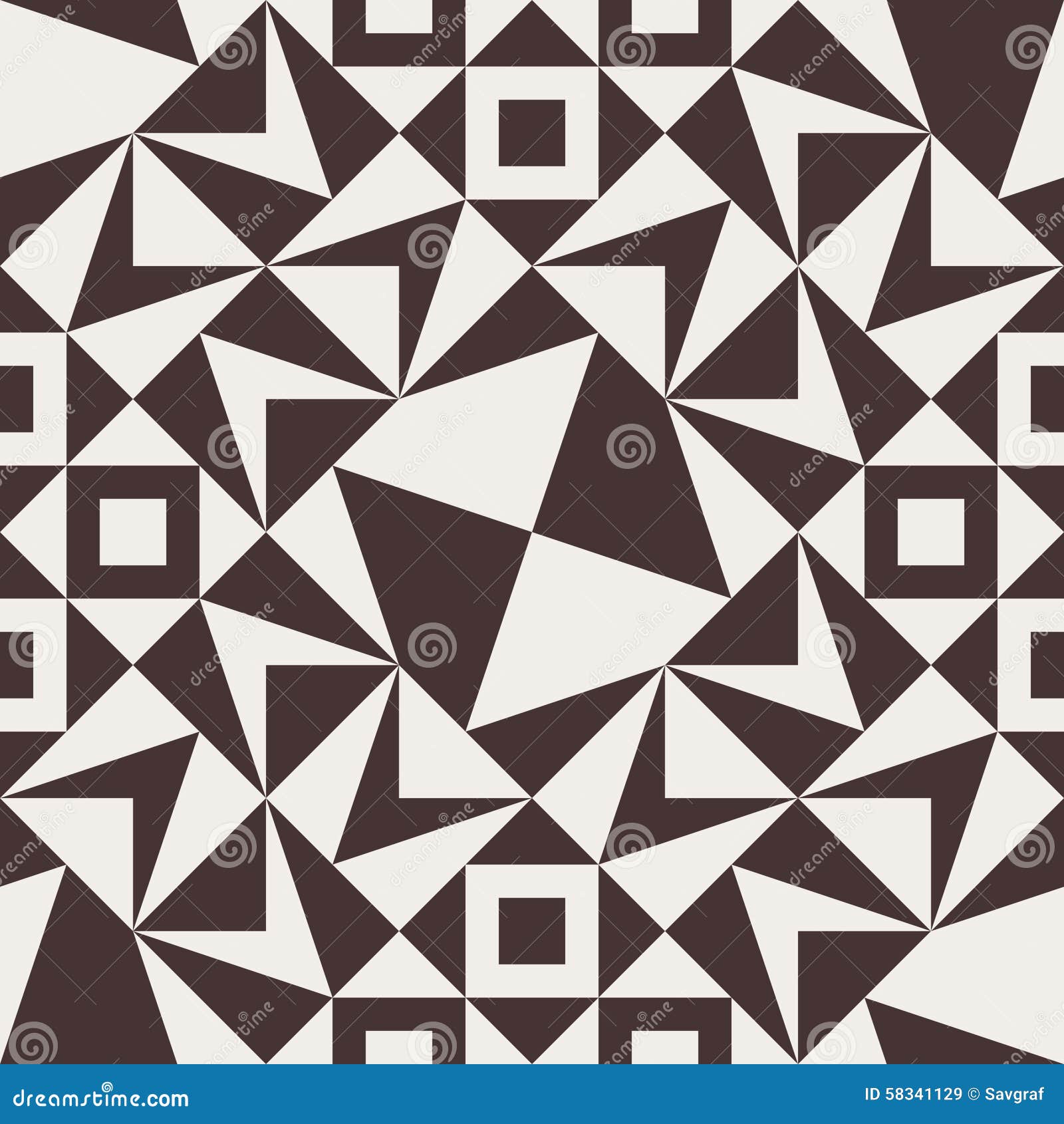 Art Pattern Moderne Sans Couture Illustration de Vecteur - Illustration ...