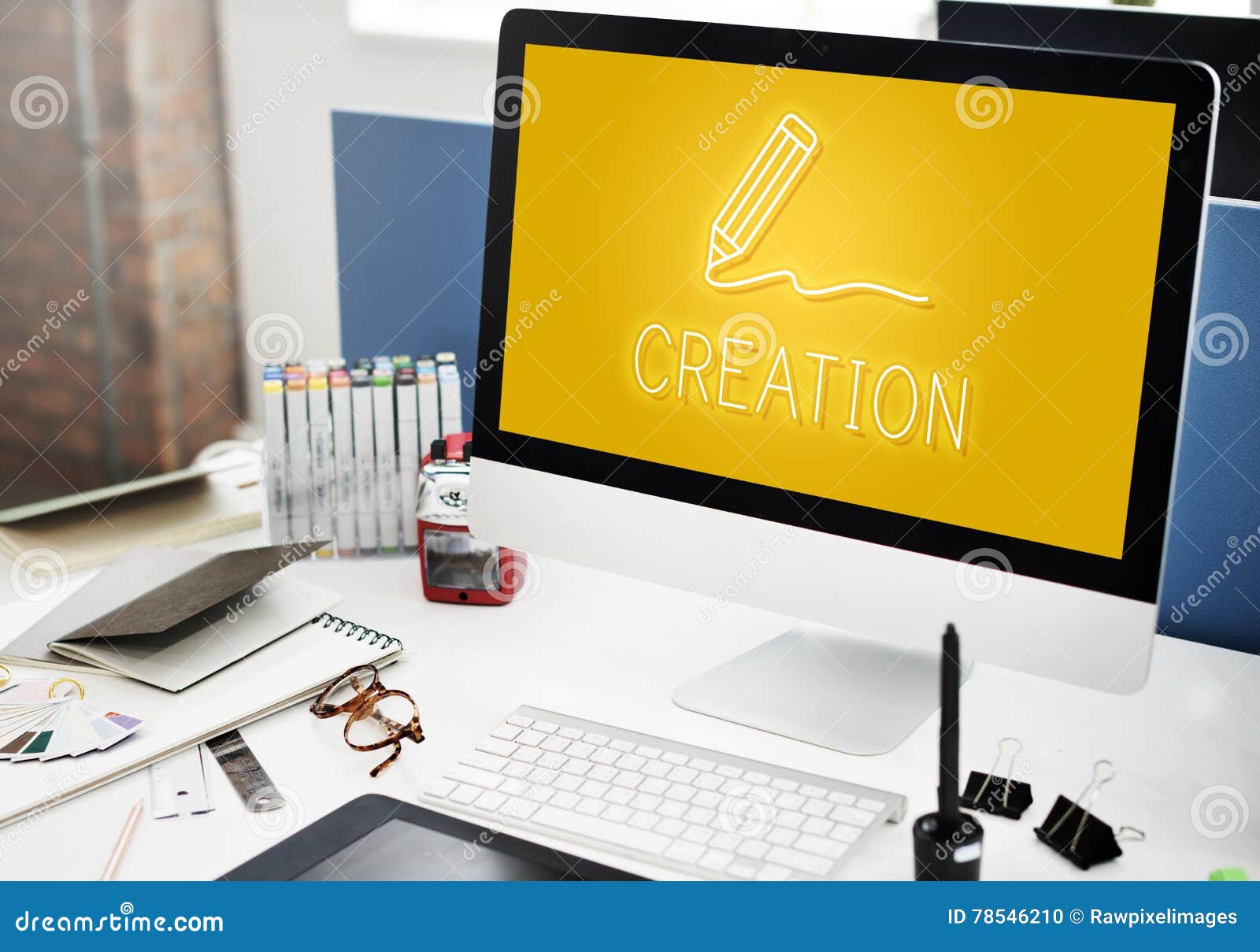 Art Pencil Drawing Creativity Imagination Skills Concept Stock Photo ...