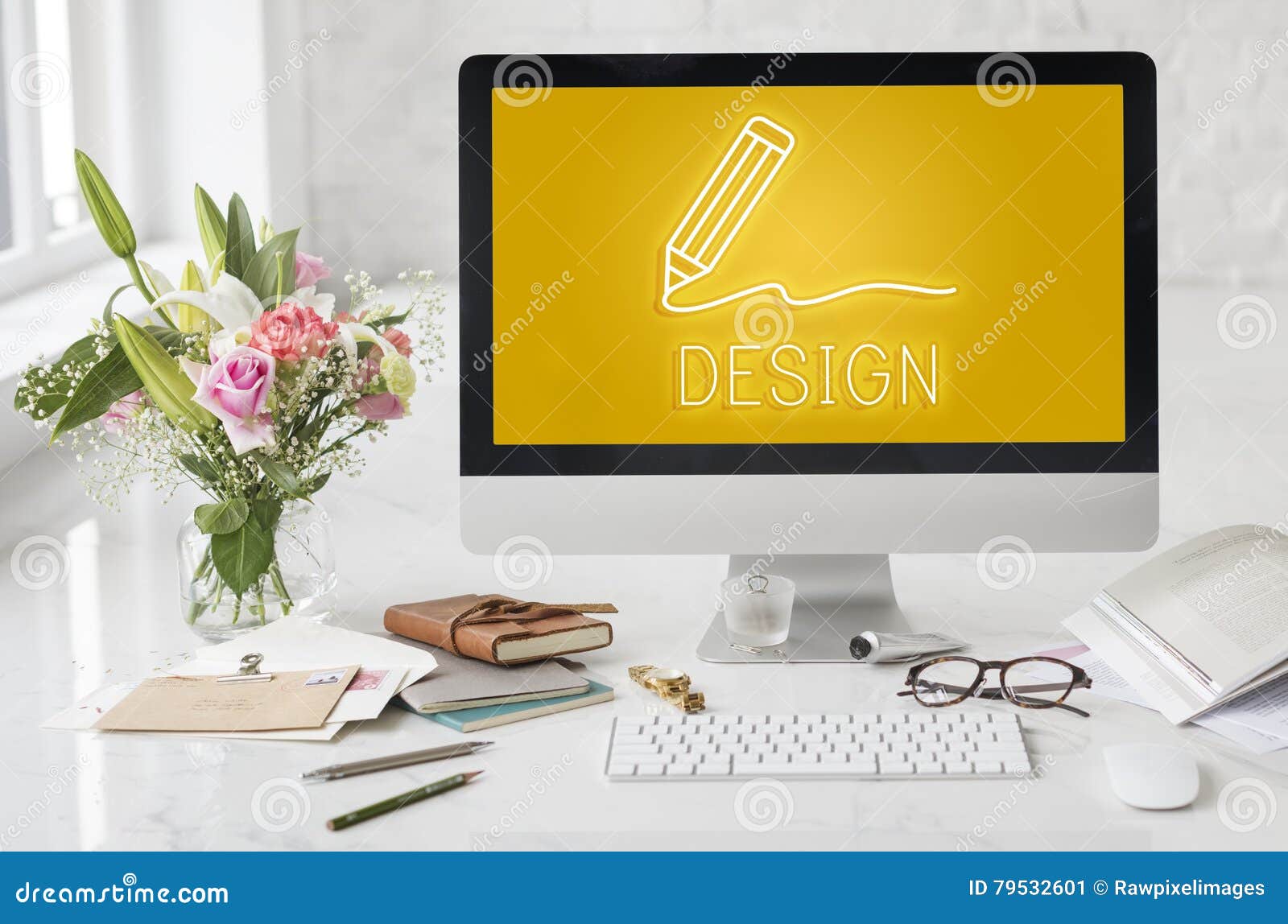 Art Pencil Drawing Creativity Imagination Skills Concept Stock Image ...