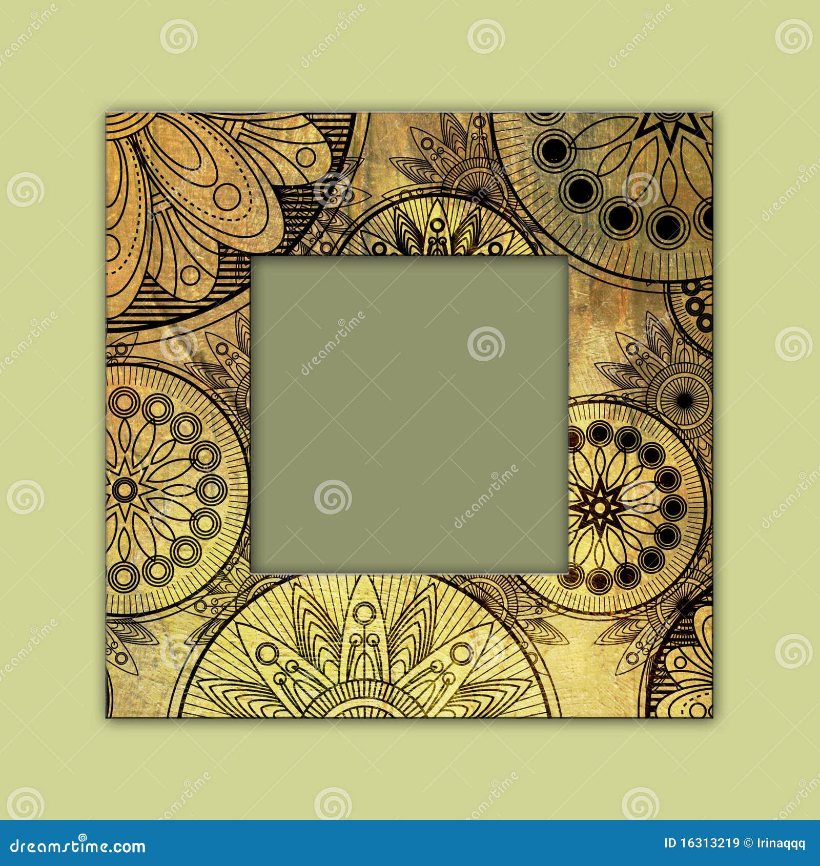 Art Photo Frame Colorful Background Stock Illustration - Illustration ...