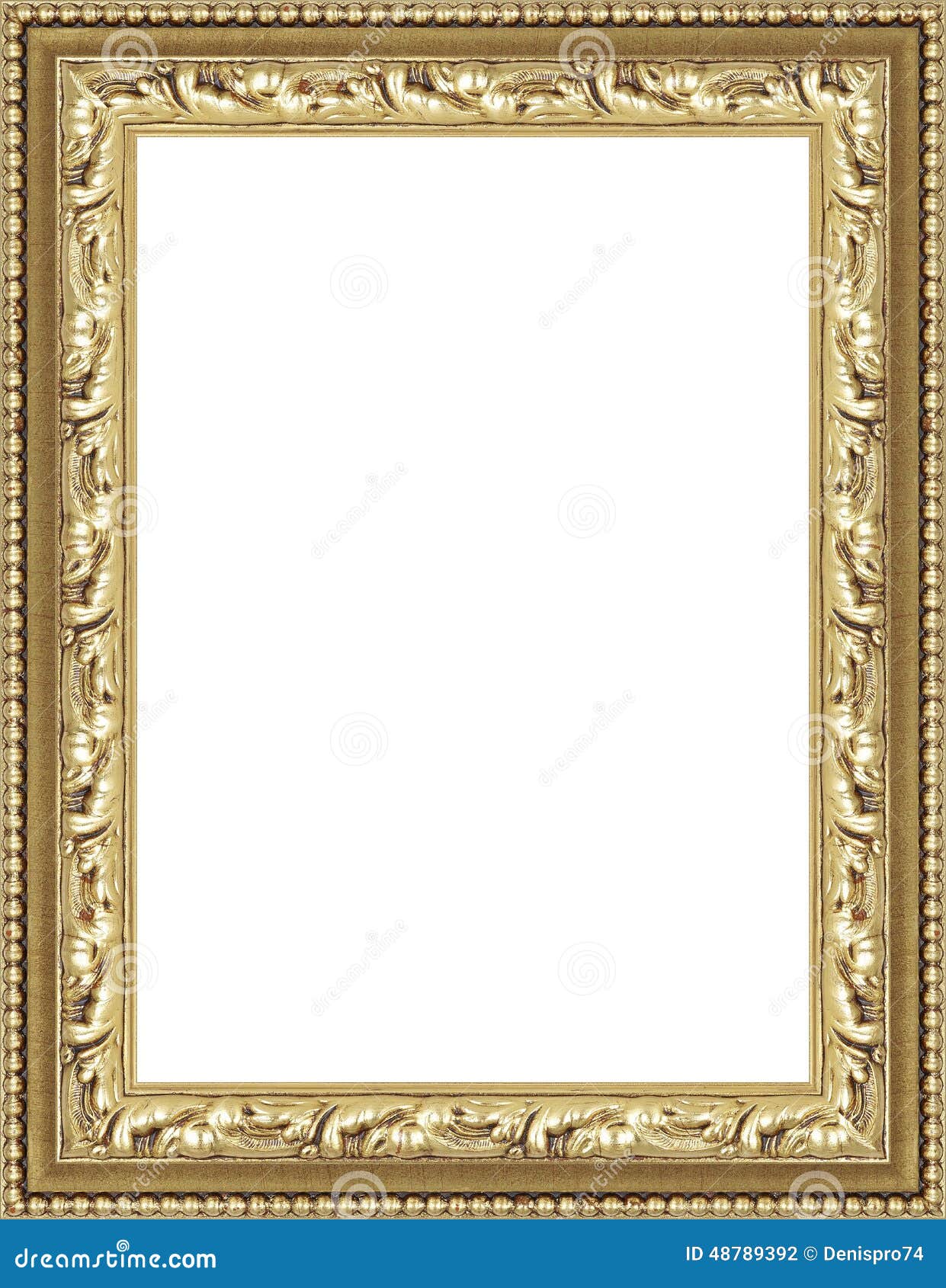 Art Picture Frame Isolated Background Stock Photo - Image of blank ...