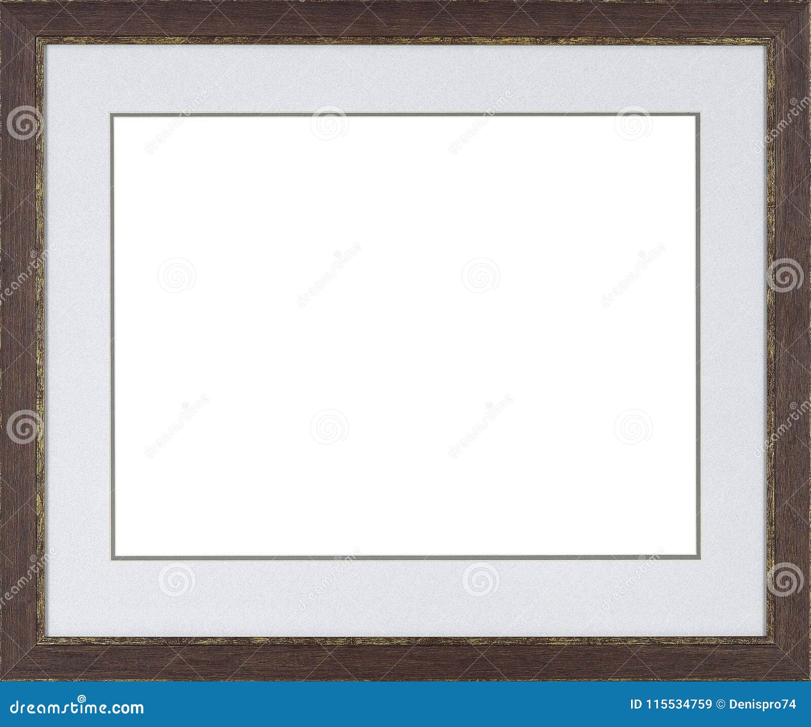 Picture Frame Isolated on White Stock Image - Image of decor, frames ...