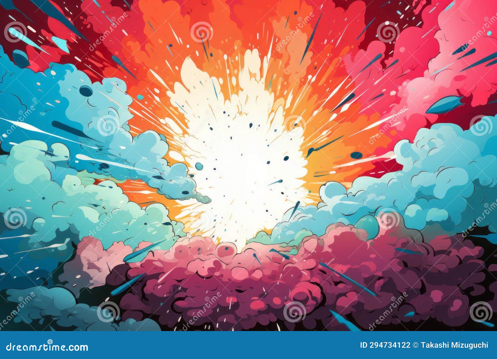 Comic Surge: the Art of High-Octane Movement in Vibrant Tones – AI ...