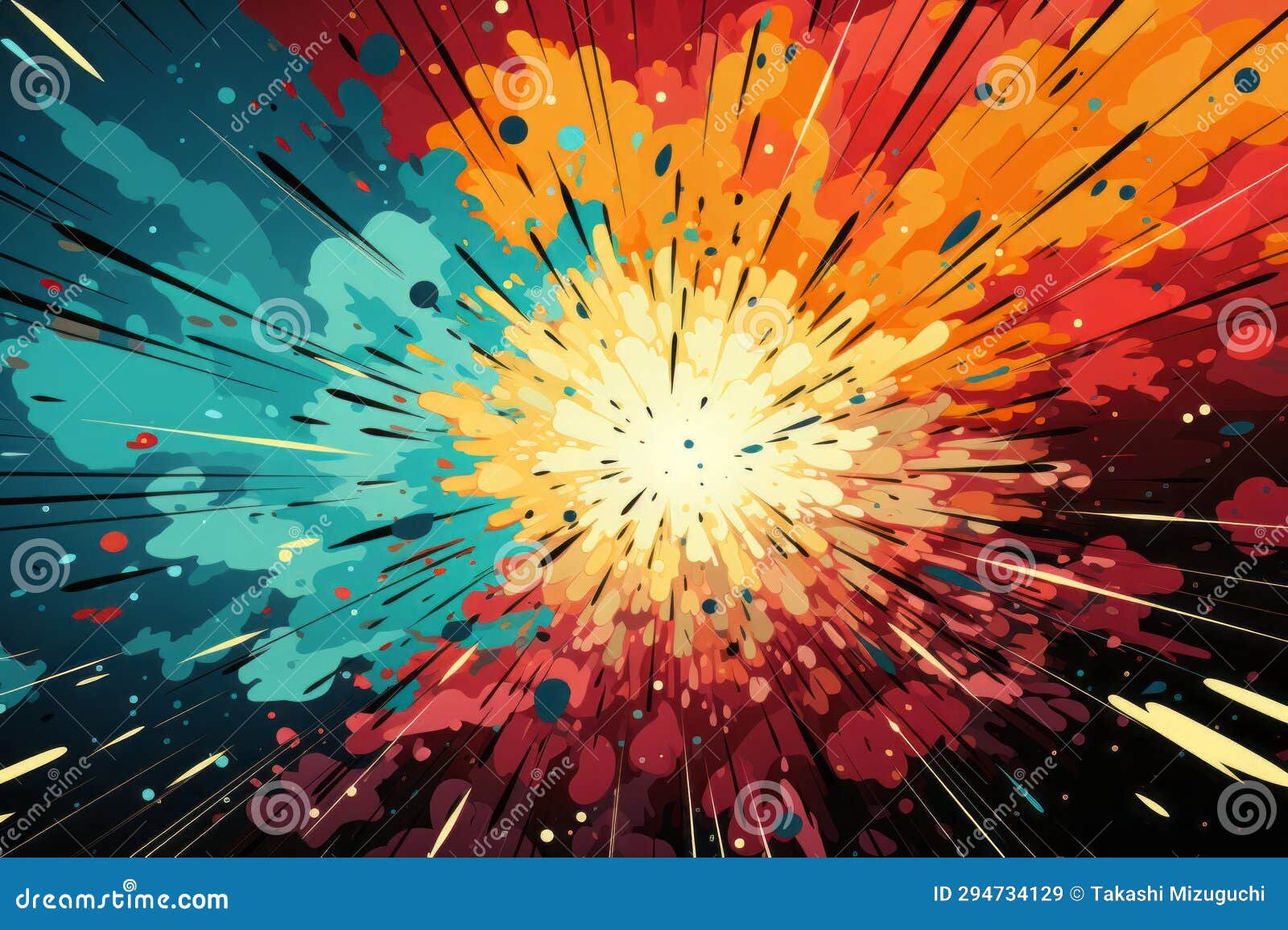 Comic Surge: the Art of High-Octane Movement in Vibrant Tones – AI ...