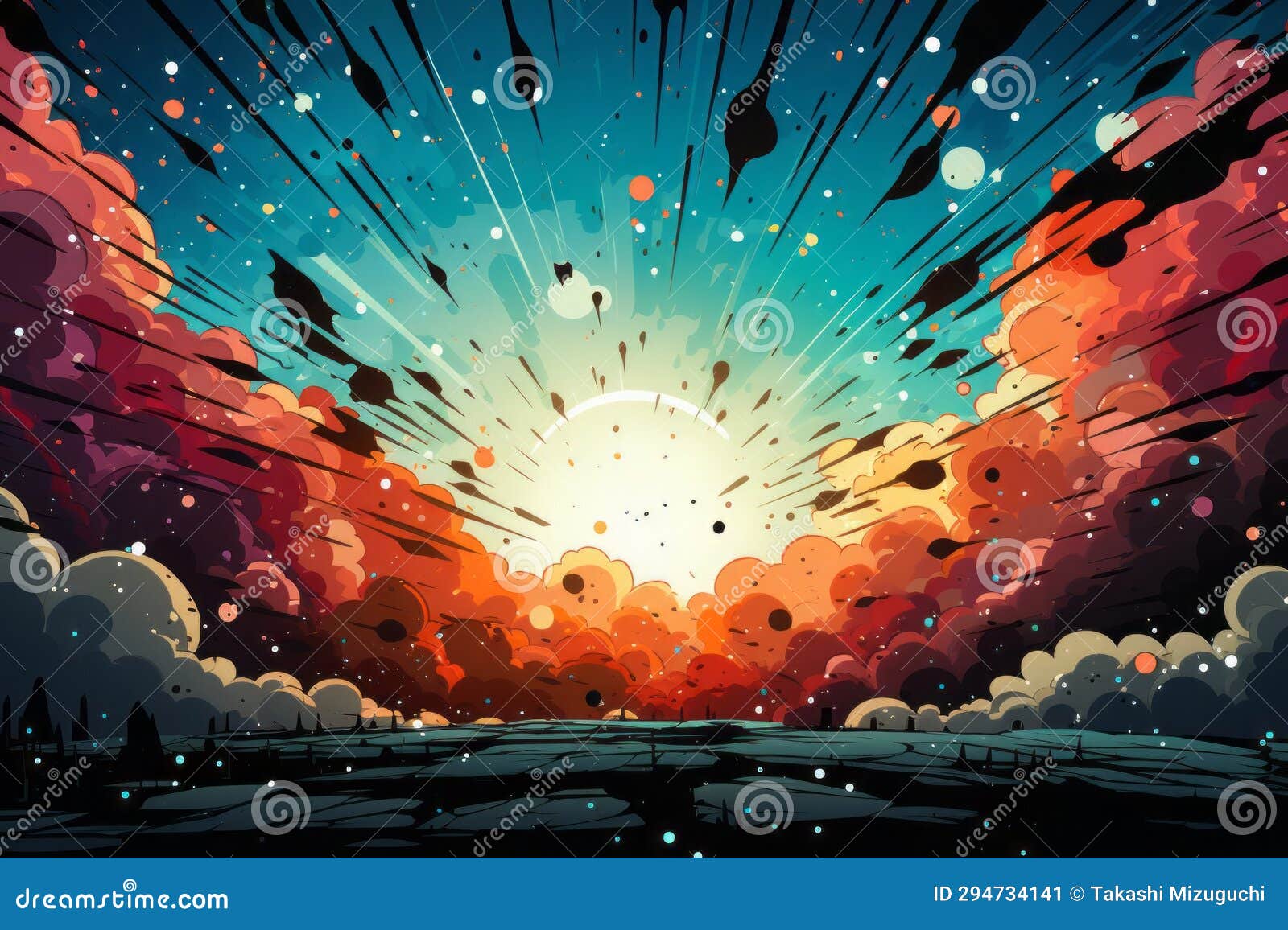 Comic Surge: the Art of High-Octane Movement in Vibrant Tones – AI ...