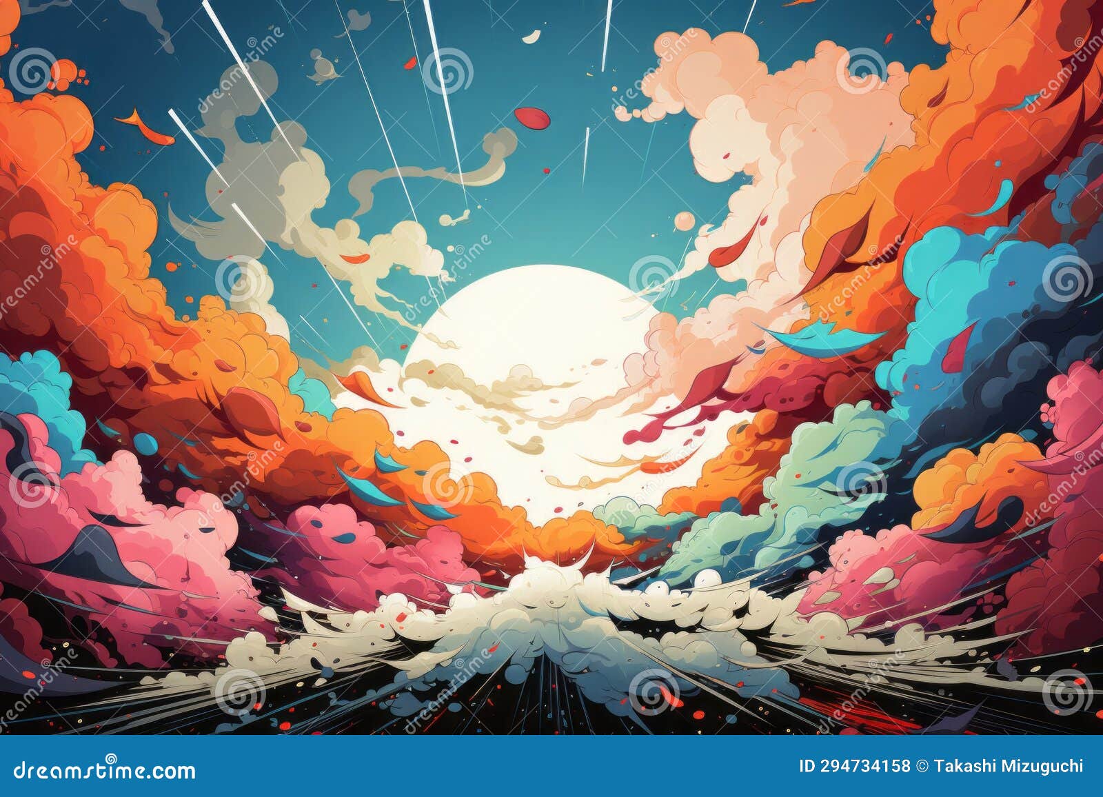 Comic Surge: the Art of High-Octane Movement in Vibrant Tones – AI ...