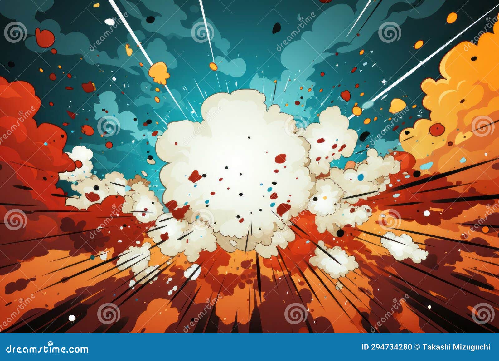 Comic Surge: the Art of High-Octane Movement in Vibrant Tones – AI ...