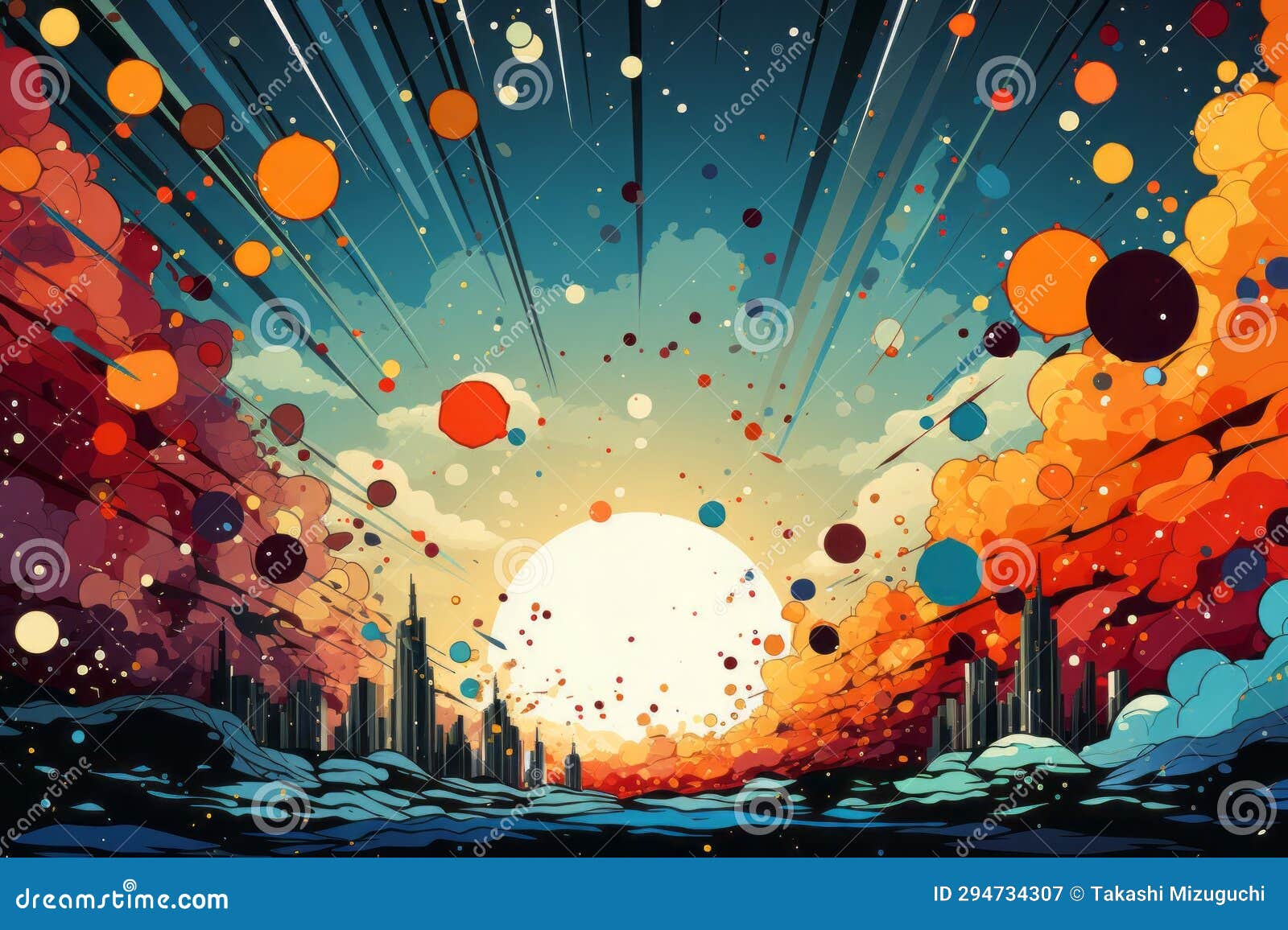 Comic Surge: the Art of High-Octane Movement in Vibrant Tones – AI ...