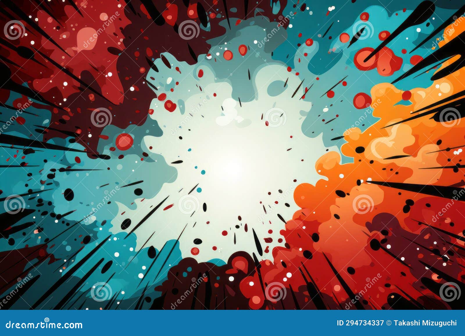 Comic Surge: the Art of High-Octane Movement in Vibrant Tones – AI ...