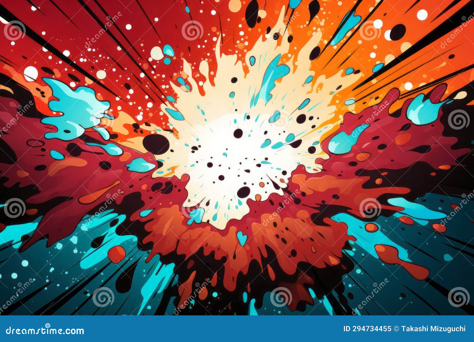 Comic Surge: the Art of High-Octane Movement in Vibrant Tones – AI ...