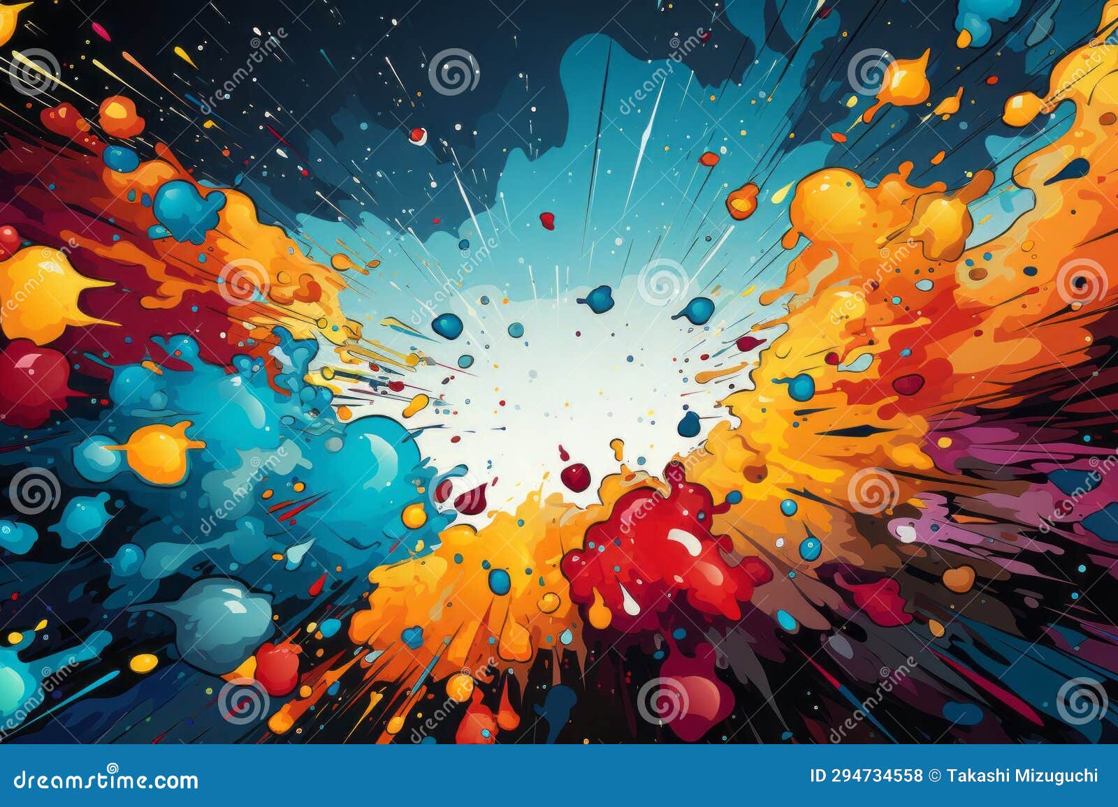 Comic Surge: the Art of High-Octane Movement in Vibrant Tones – AI ...