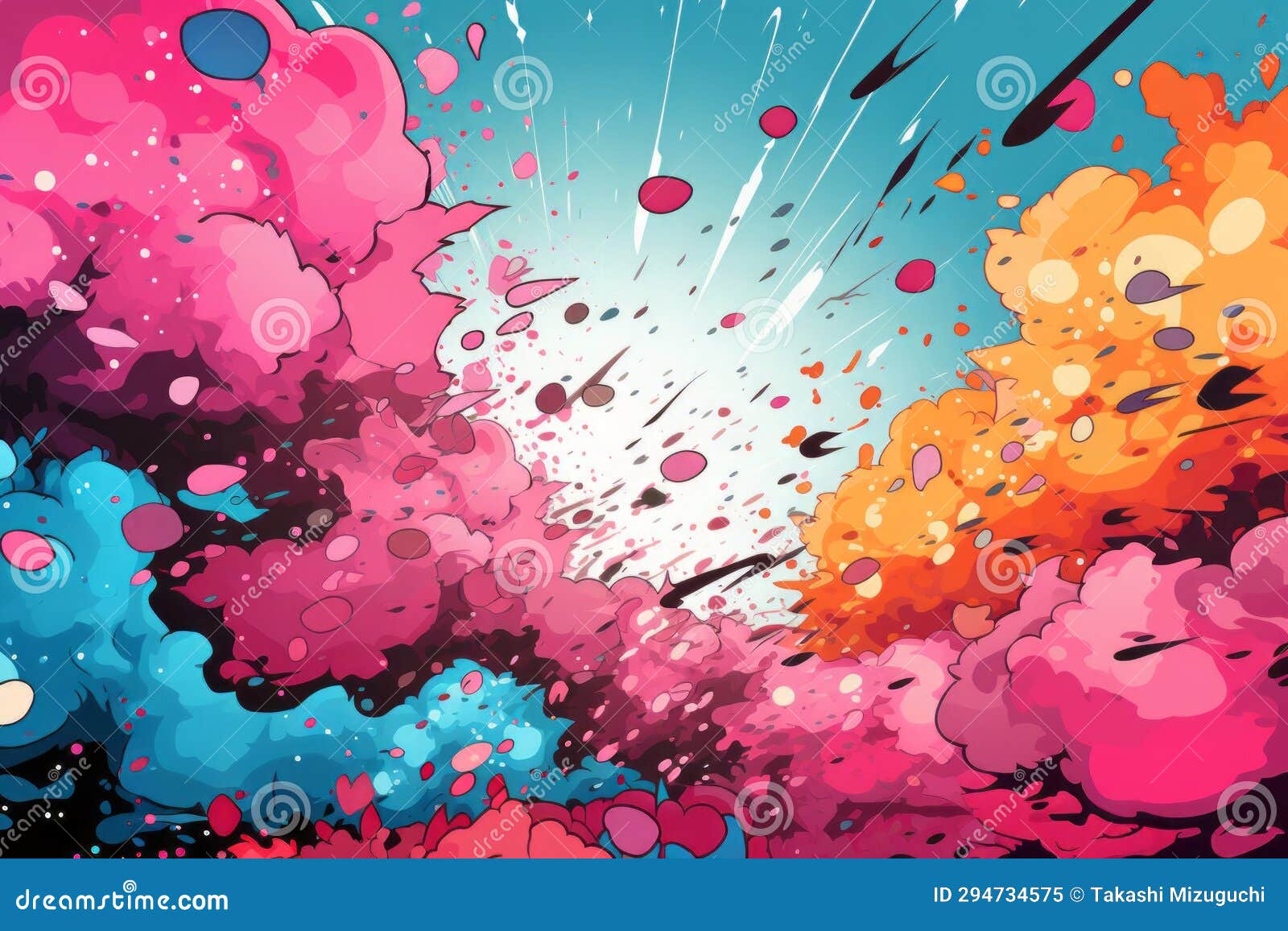 Comic Surge: the Art of High-Octane Movement in Vibrant Tones – AI ...