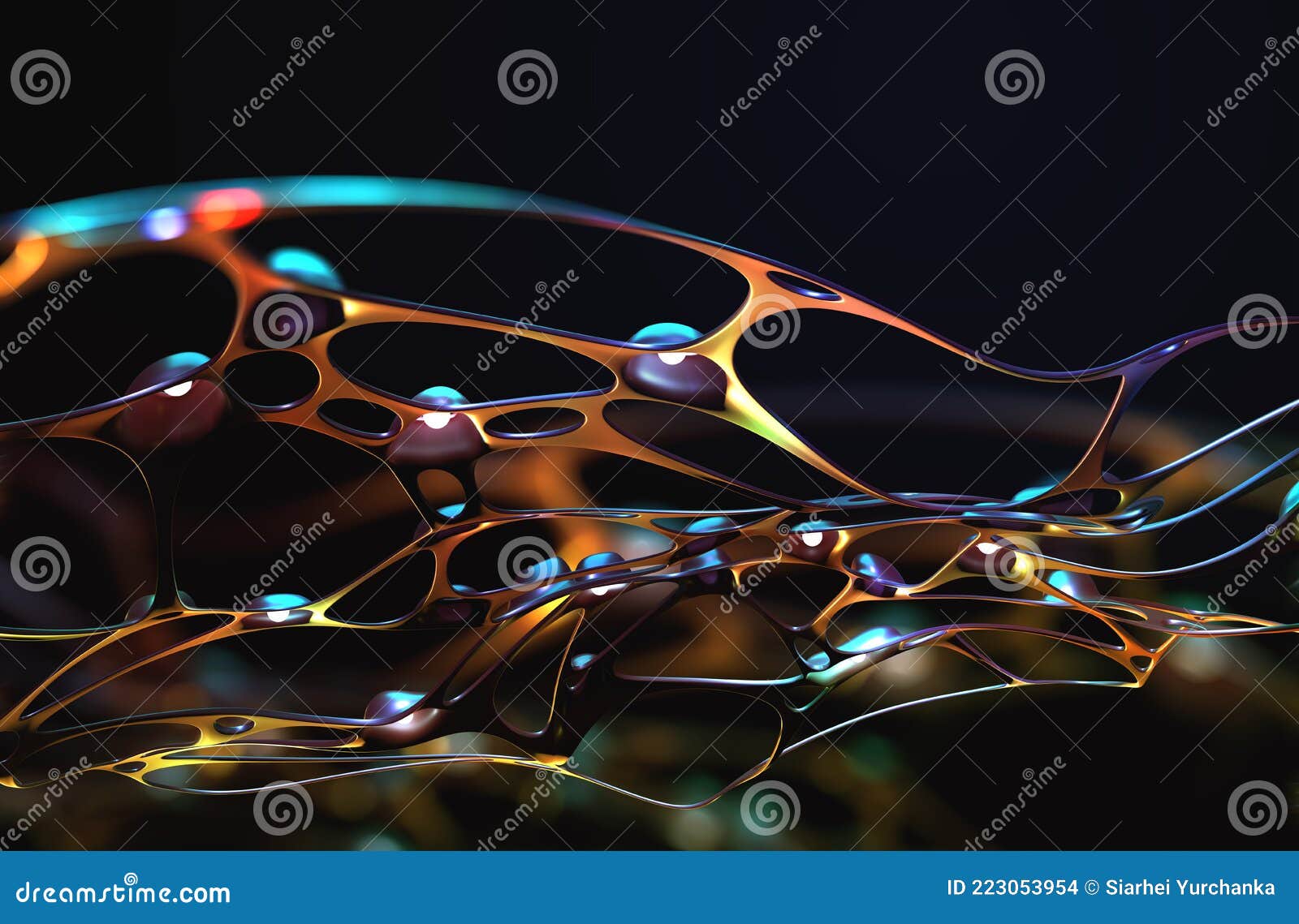 Art Poster. Nanotechnology in Virtual Reality. Artificial Intelligence ...