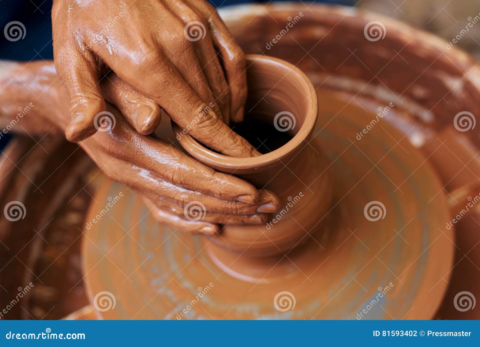 Art of pottery stock photo. Image of small, handyman - 81593402
