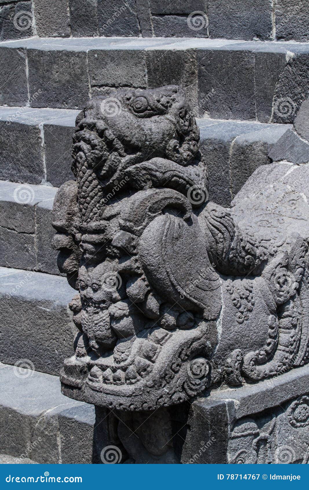 Art of Prambanan stock image. Image of exterior, landmark - 78714767