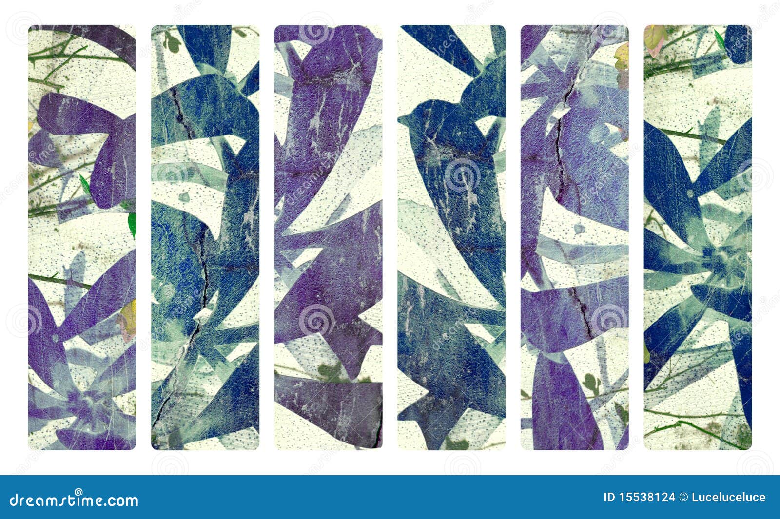 Art Print On Plaster And Coconut Paper Banner Stock Photography ...