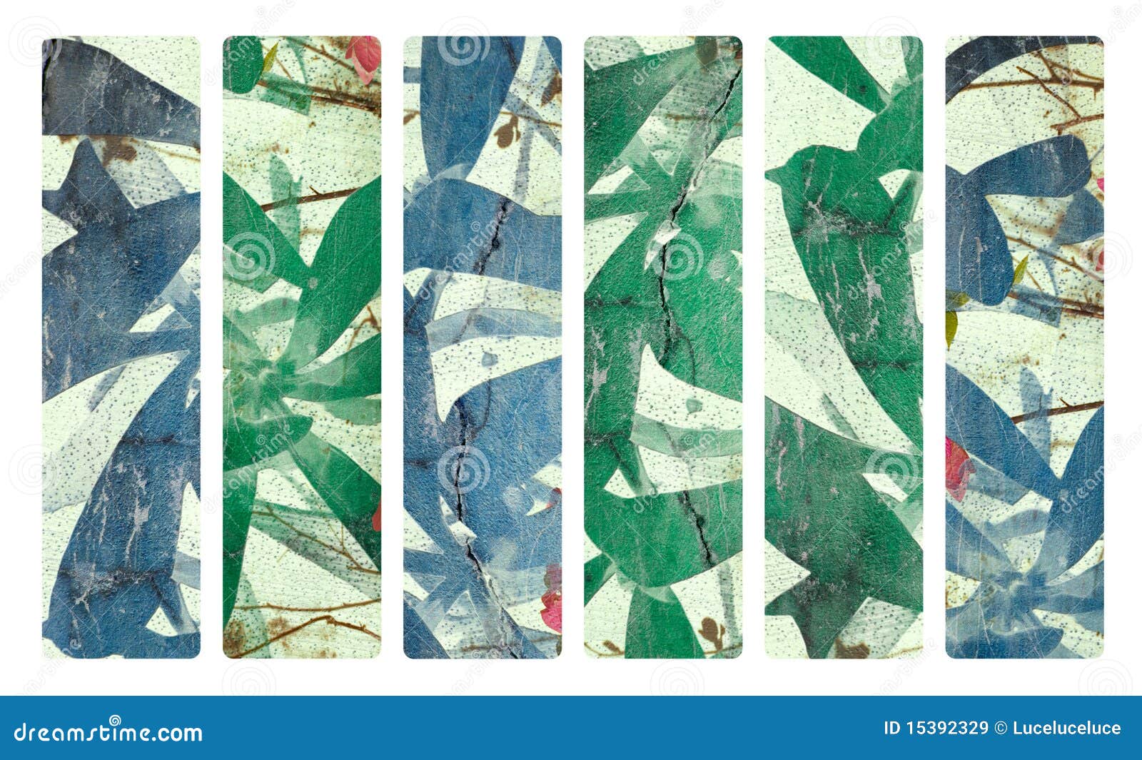 Art Print On Plaster And Coconut Paper Banner Stock Photography ...