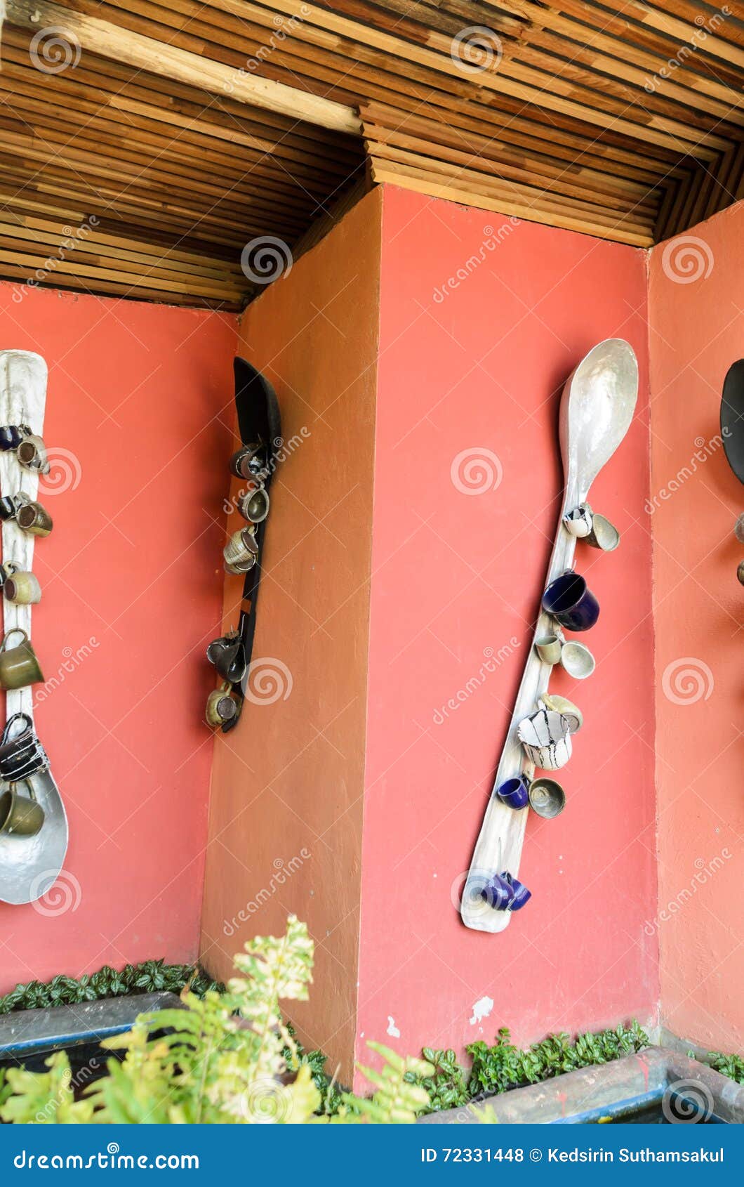 The art of putting a spoon stock photo. Image of cement - 72331448