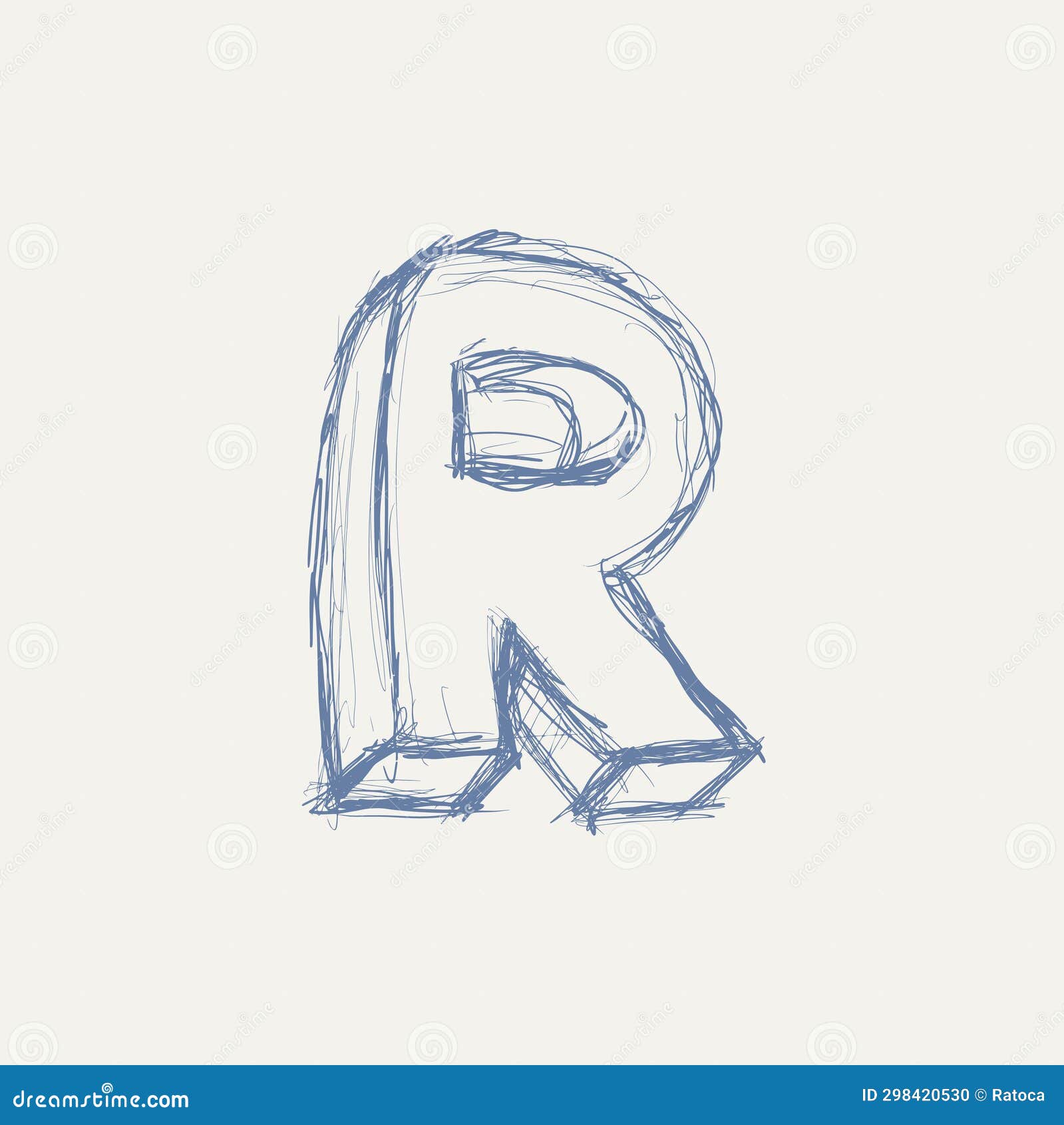 Art R Style Draw Imaginative Cool Stock Vector - Illustration of font ...